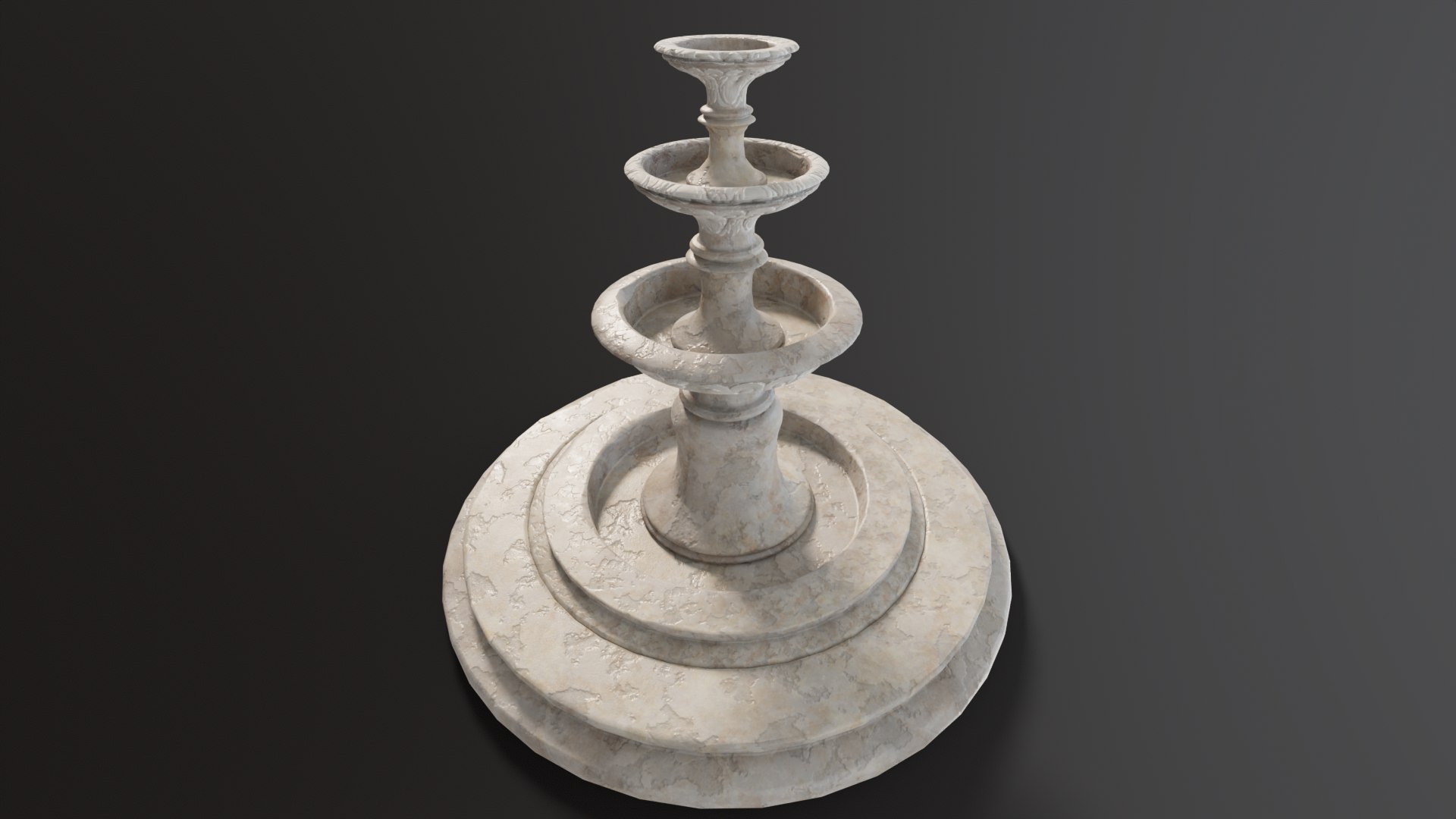 3D Model Marble Water Fountain - TurboSquid 2232000