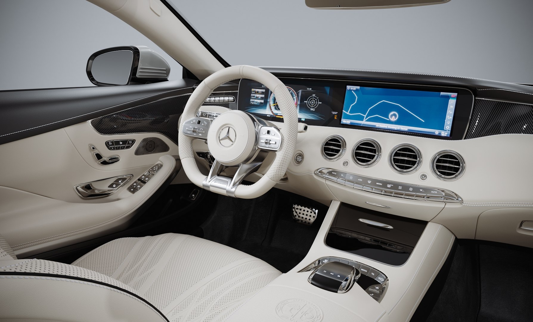 2018 mercedes-benz s63 amg 3D model - TurboSquid 1541115