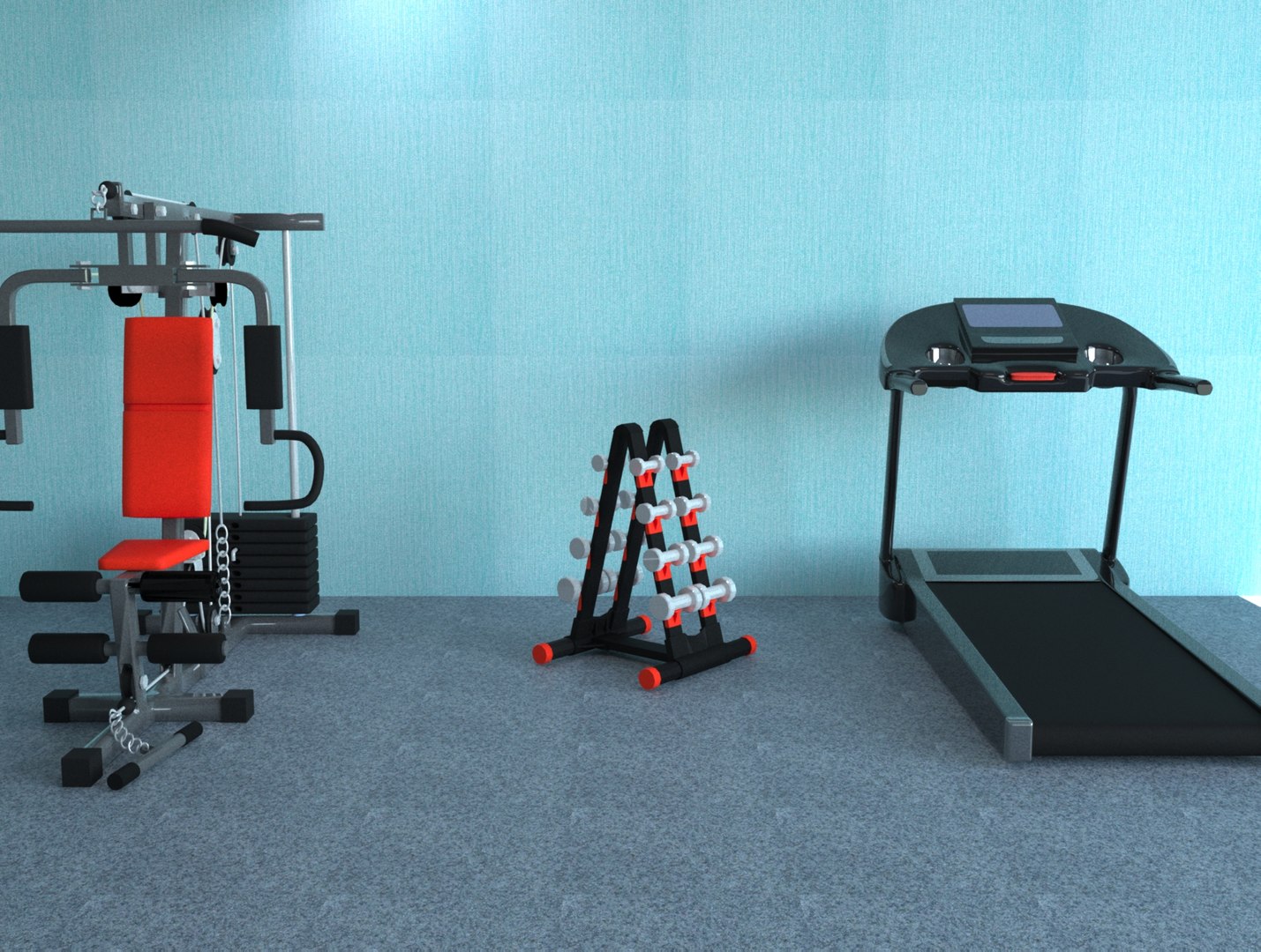 3D Model Gym Machines - TurboSquid 1433145