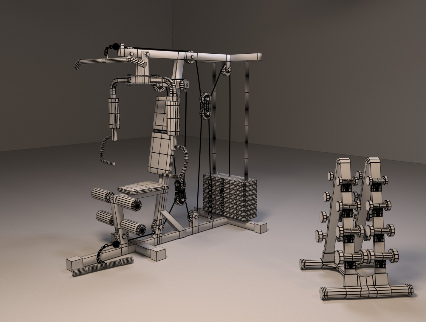 3D Model Gym Machines - TurboSquid 1433145