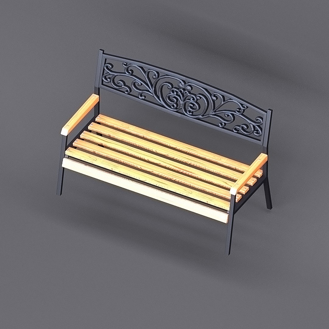 Free 3D Street Bench - TurboSquid 1696951
