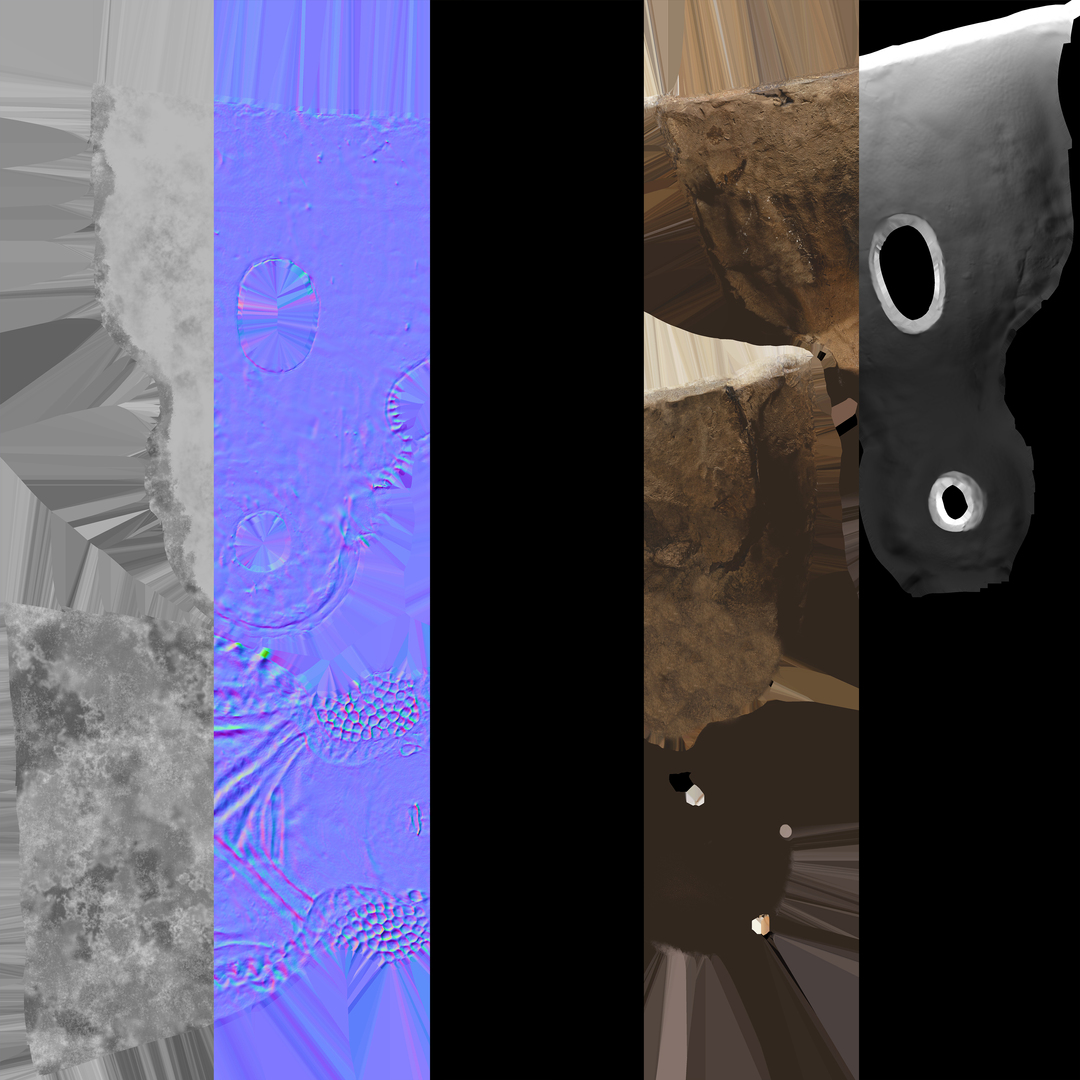 modelo 3d Figura de barro Dioniso 01 Restaurada - TurboSquid 2209457