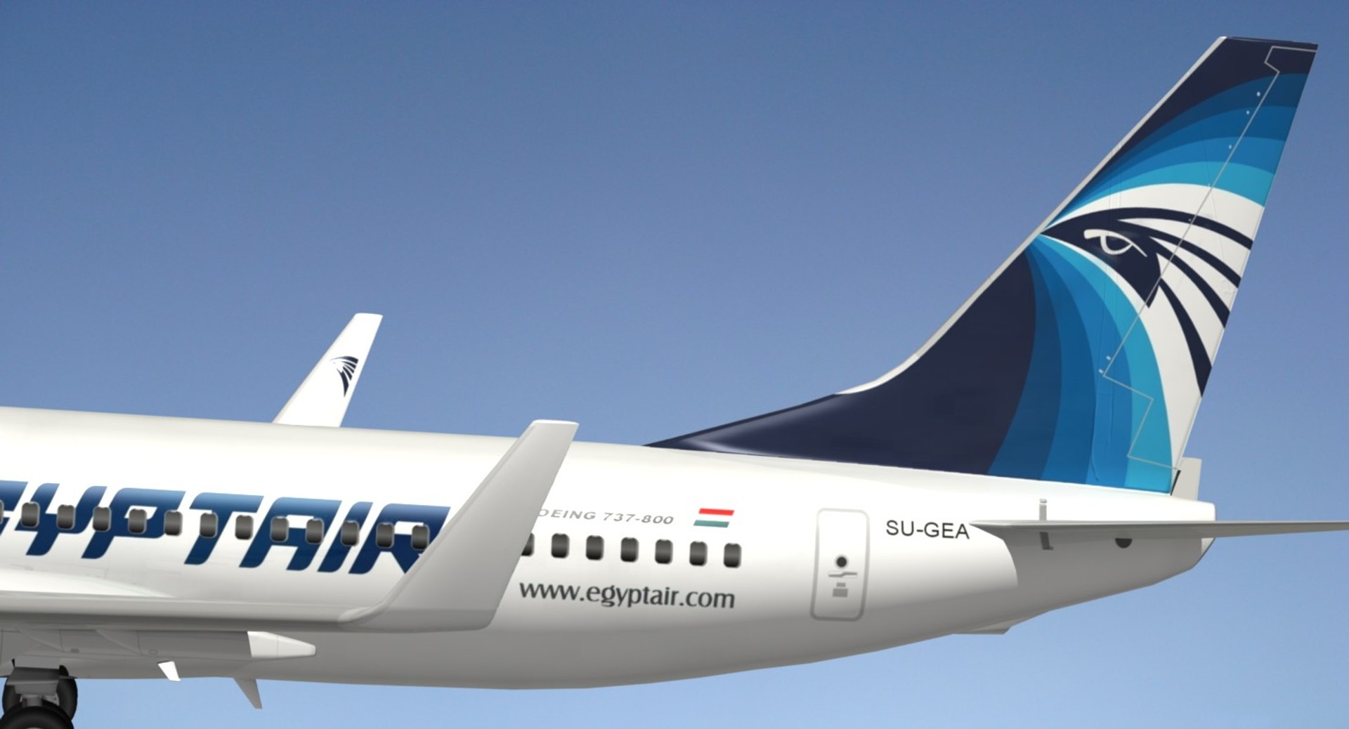 Boeing Egyptair 3D Model - TurboSquid 1271309