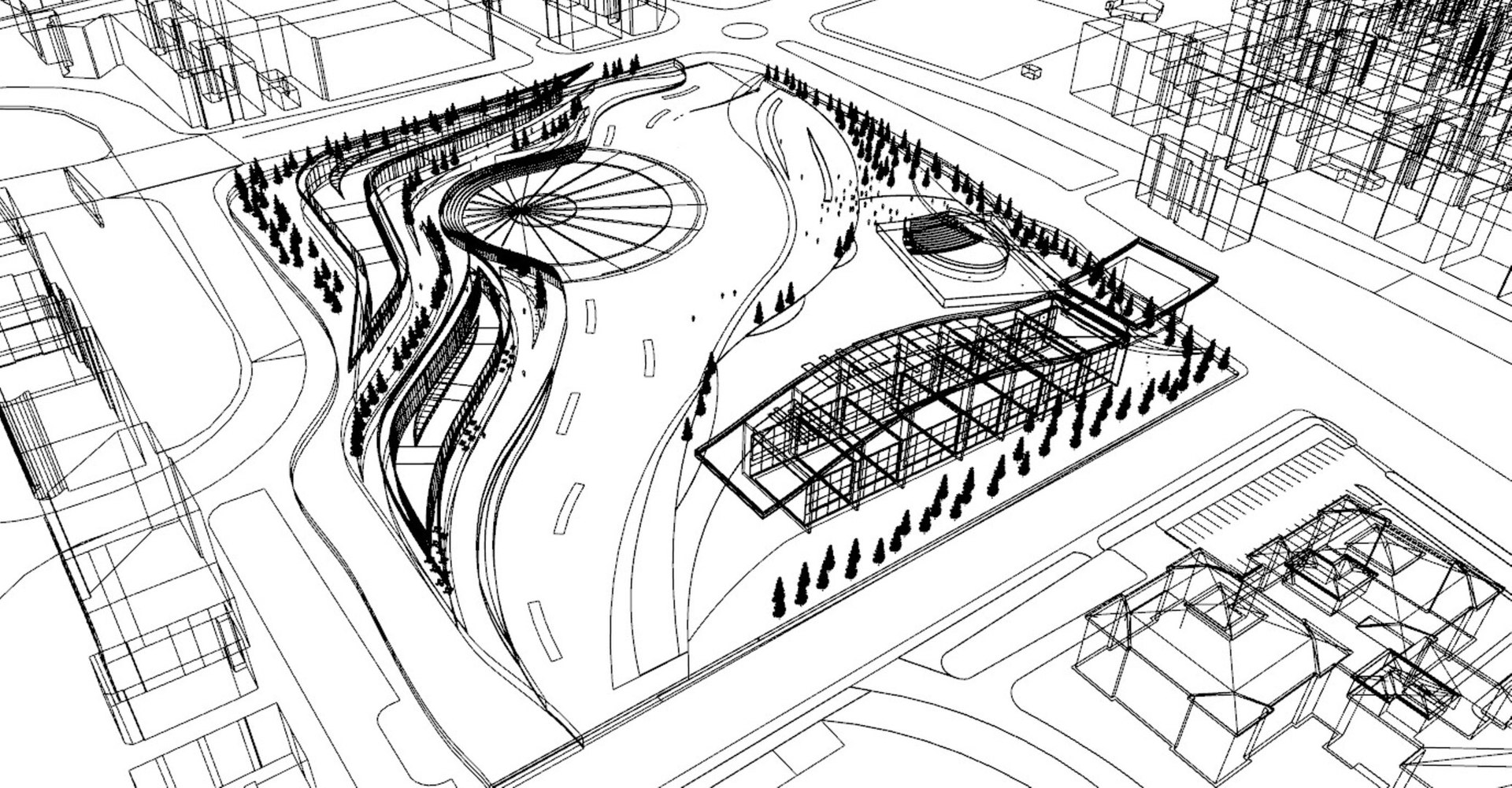 Public Square Low-poly 3D - TurboSquid 1976336