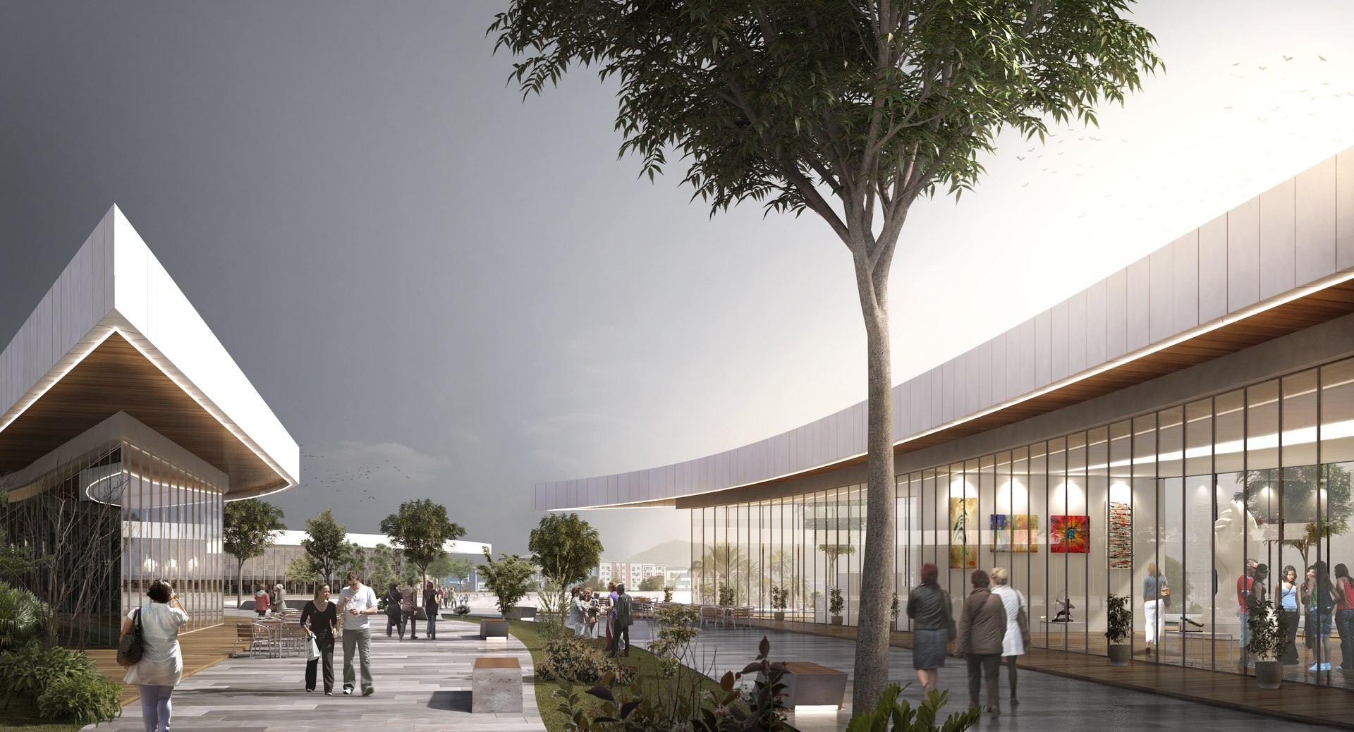 Public Square Low-poly 3D - TurboSquid 1976336