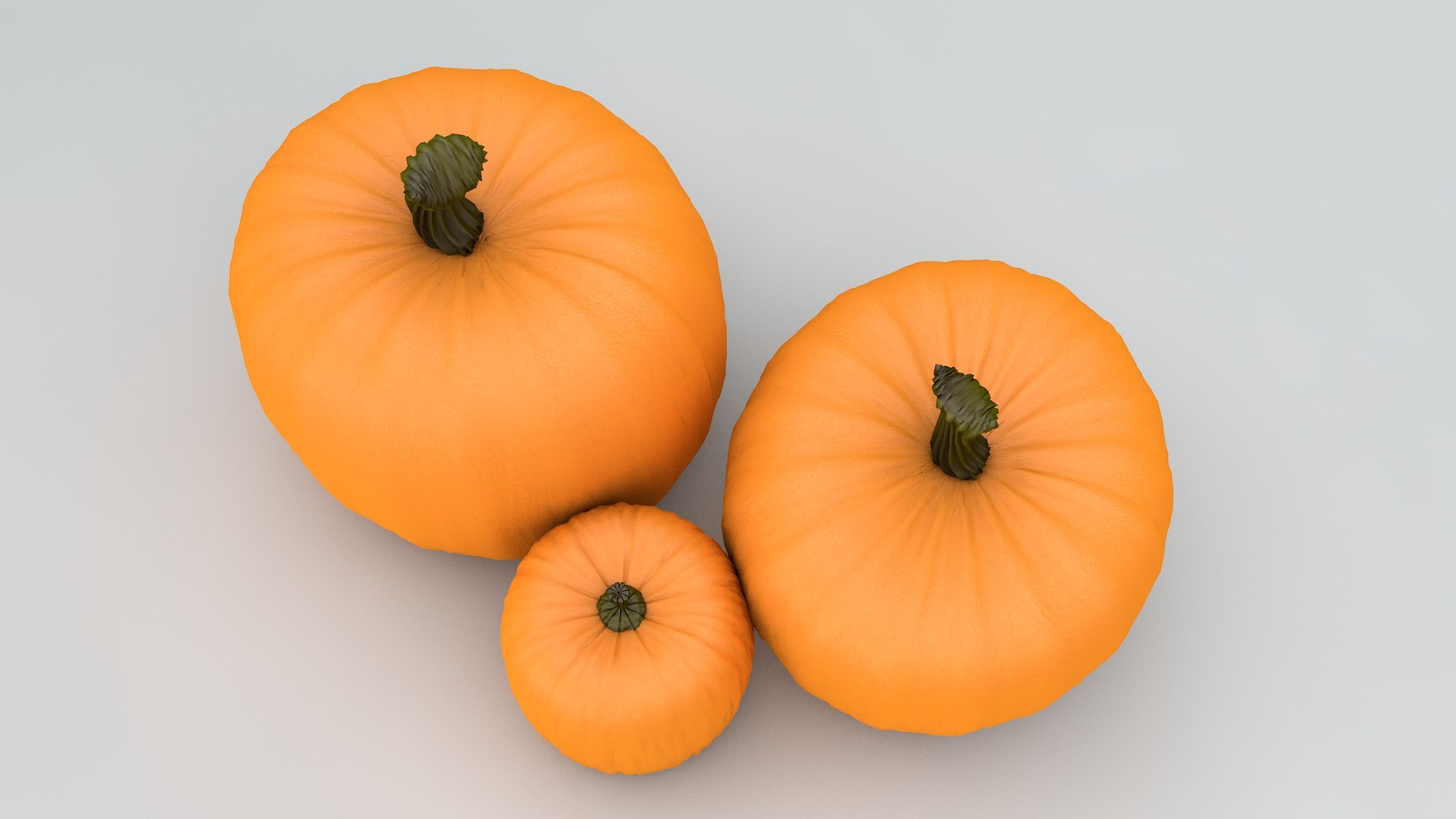 3D pumpkin fruit model - TurboSquid 1622257