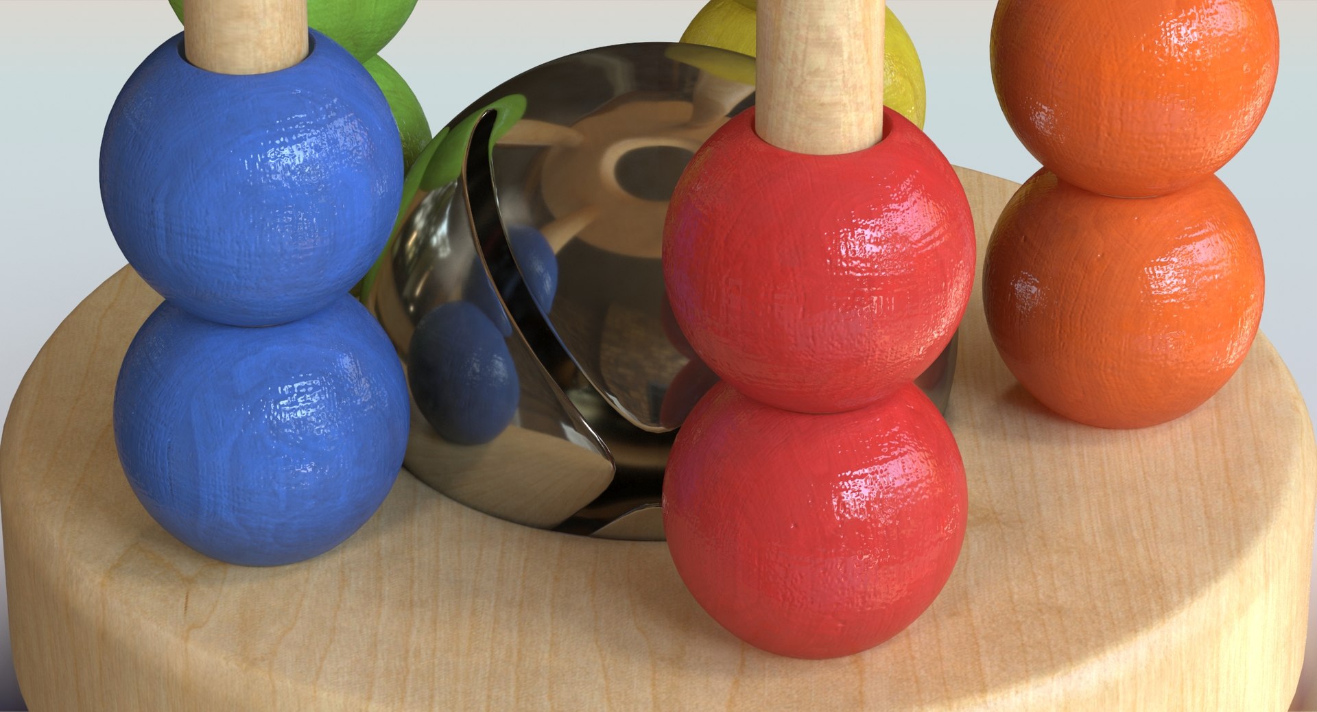 3D Rattle Roller Toy Model - TurboSquid 1394293