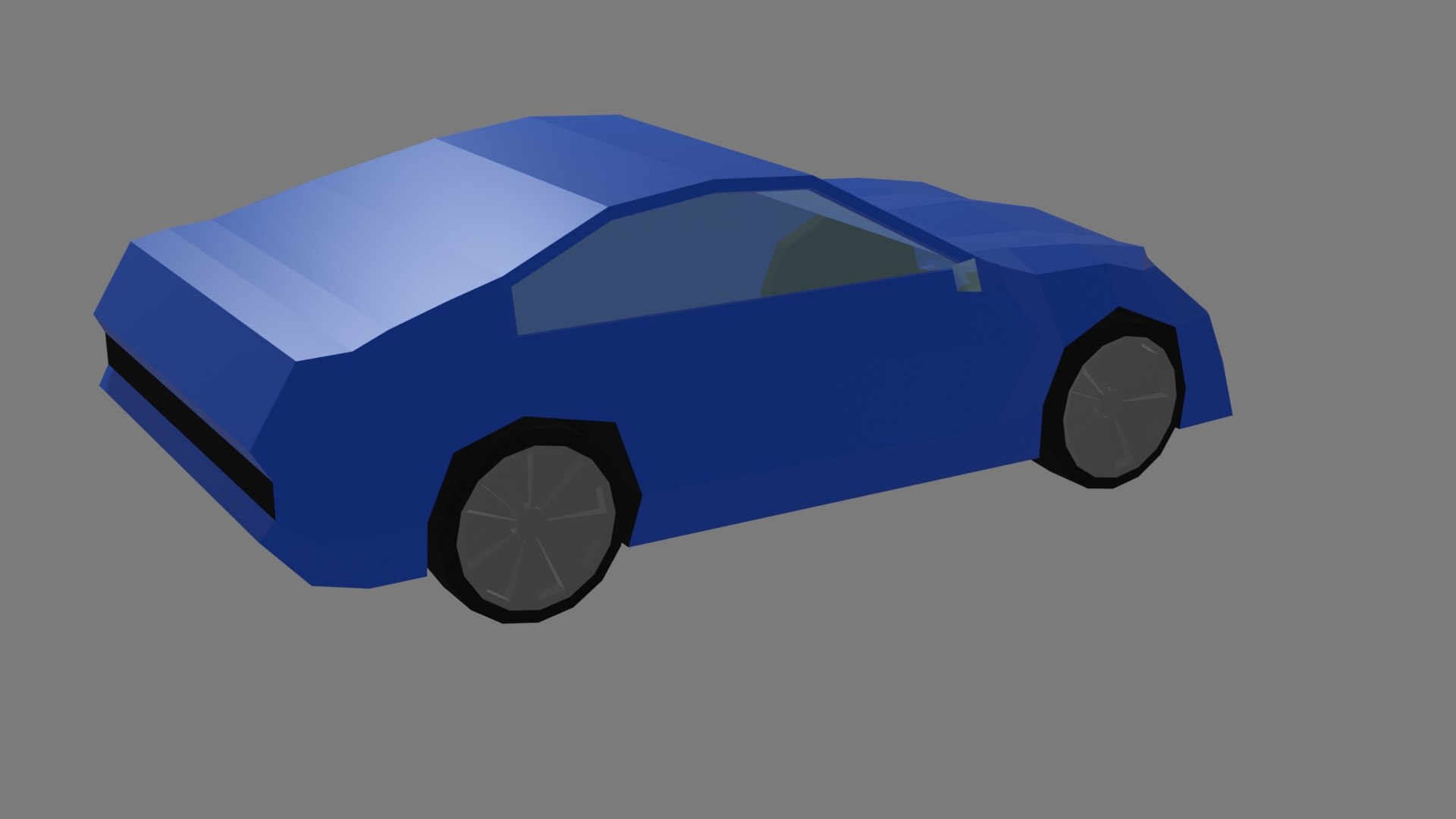 Blue Car Model - TurboSquid 1996941
