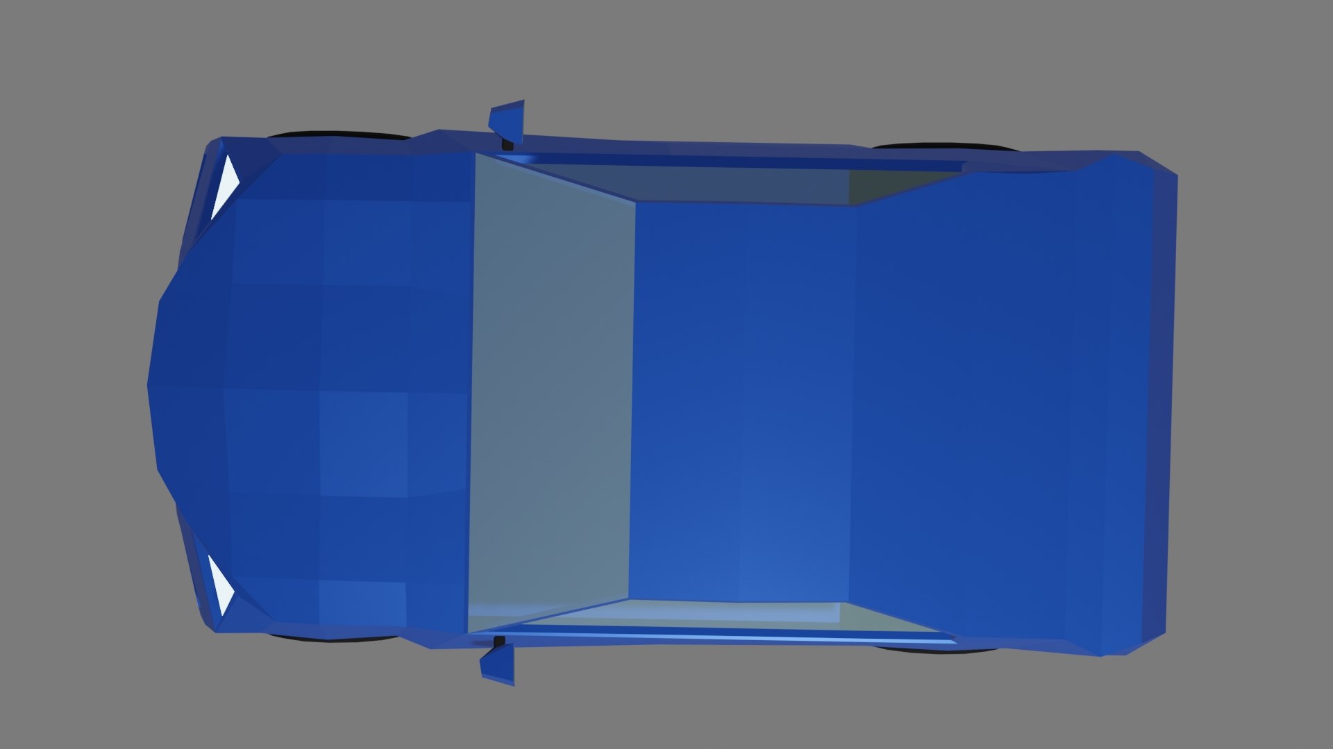 Blue Car Model - TurboSquid 1996941