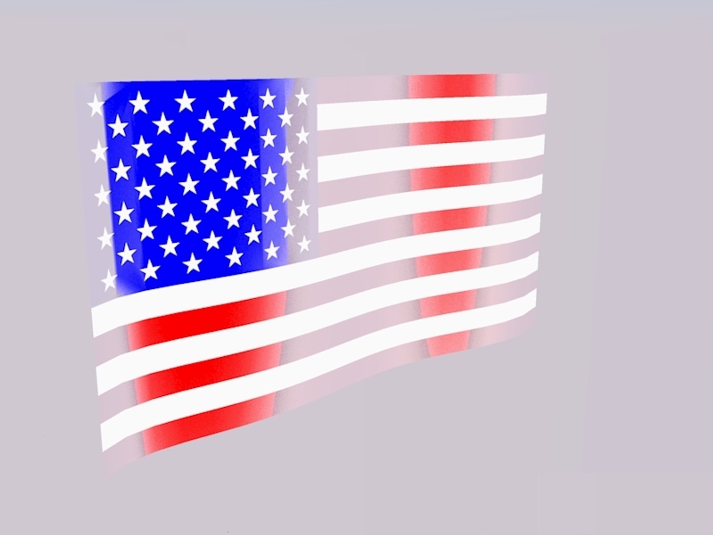 US Flag 3D Model - TurboSquid 1792232