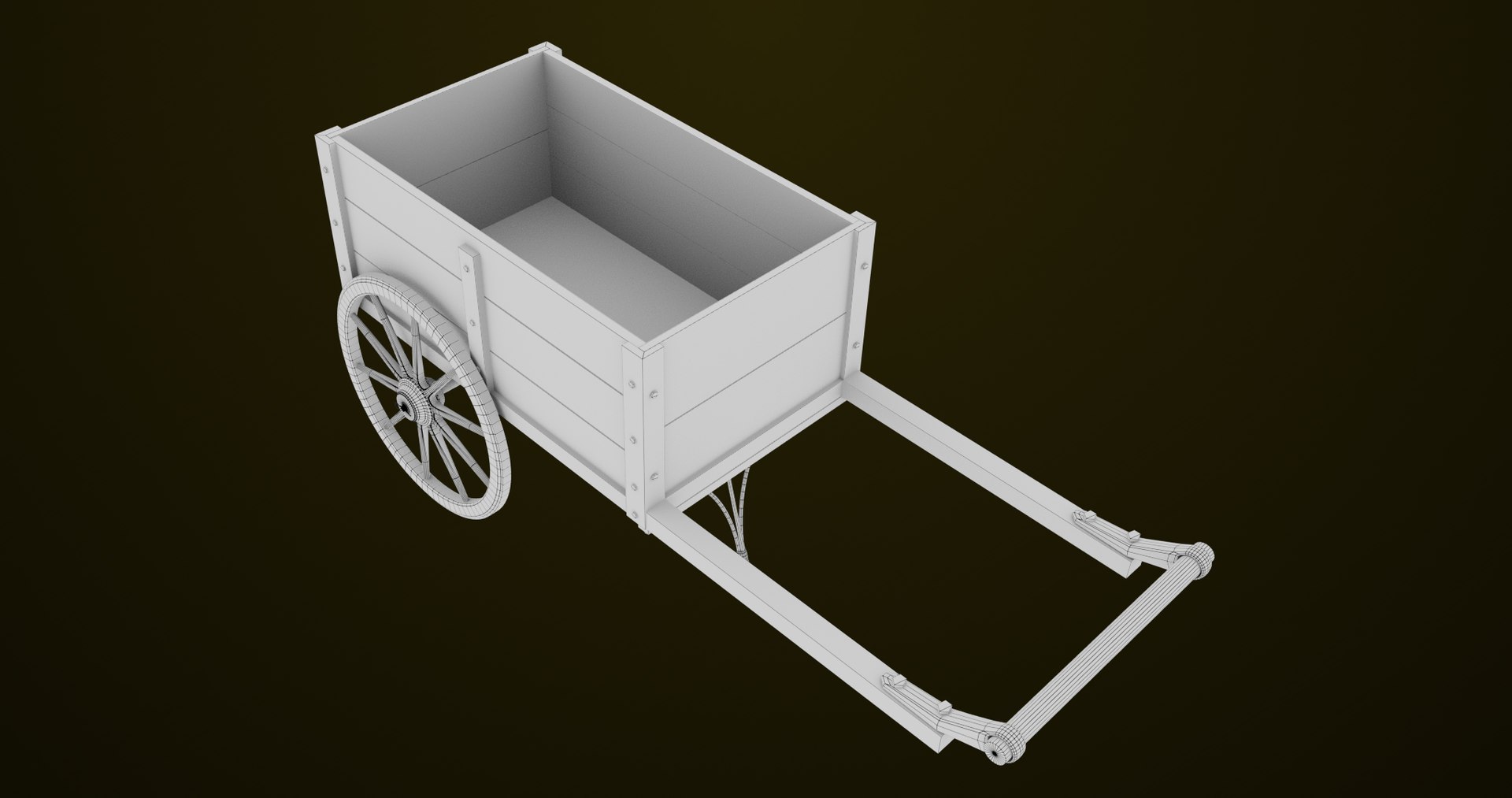 Wooden Vendor Cart01 All PBR Unity UE Textures Included 3D - TurboSquid ...