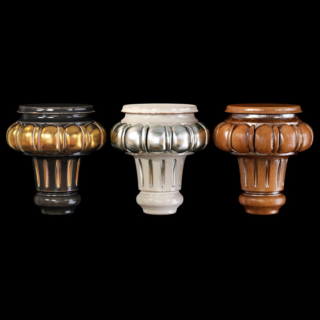 3D Classic Leg 018 Model - TurboSquid 1744231