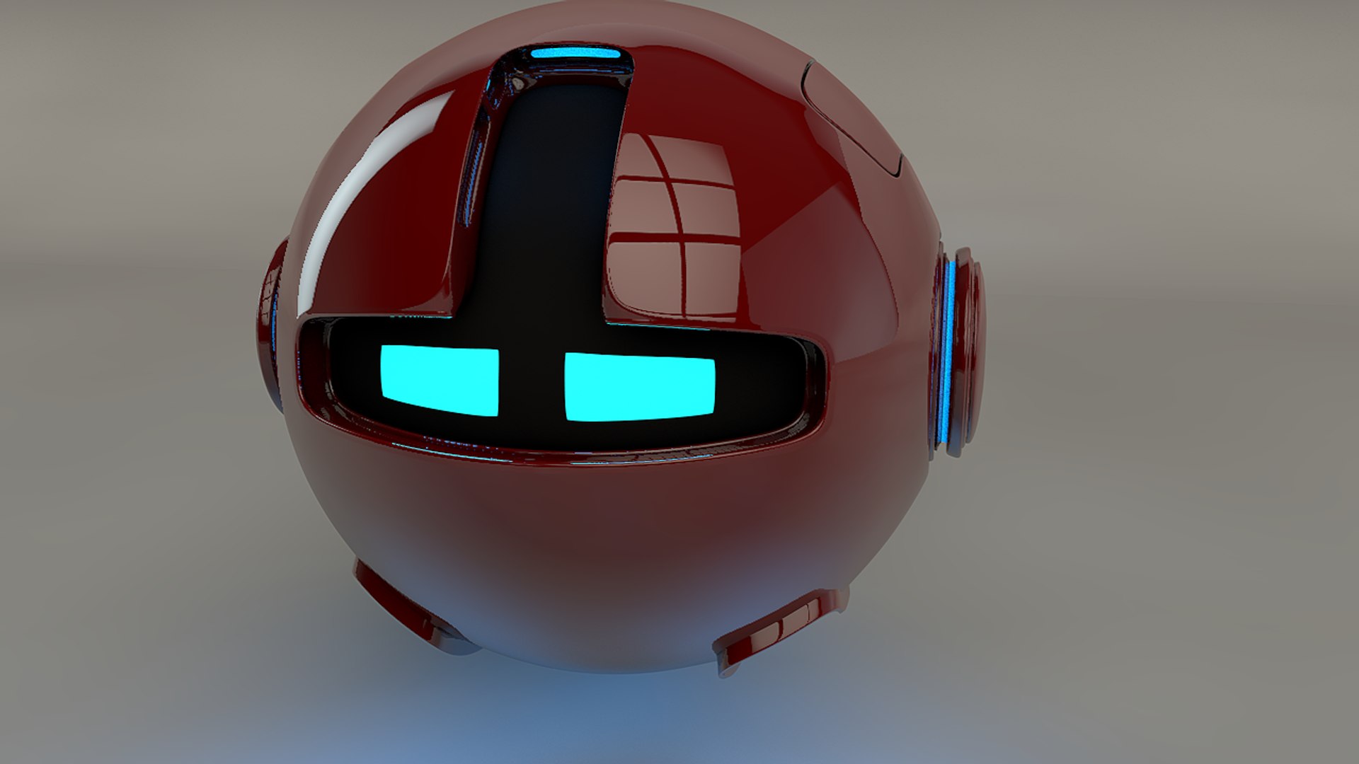 Robotic Pod Red 3d 3ds