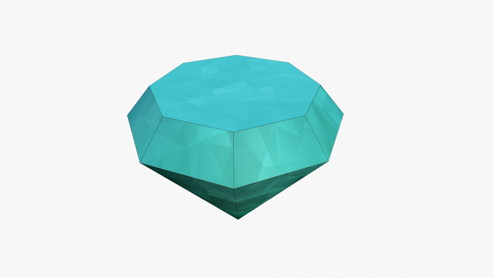3D Cartoon Diamond Model - TurboSquid 1901046