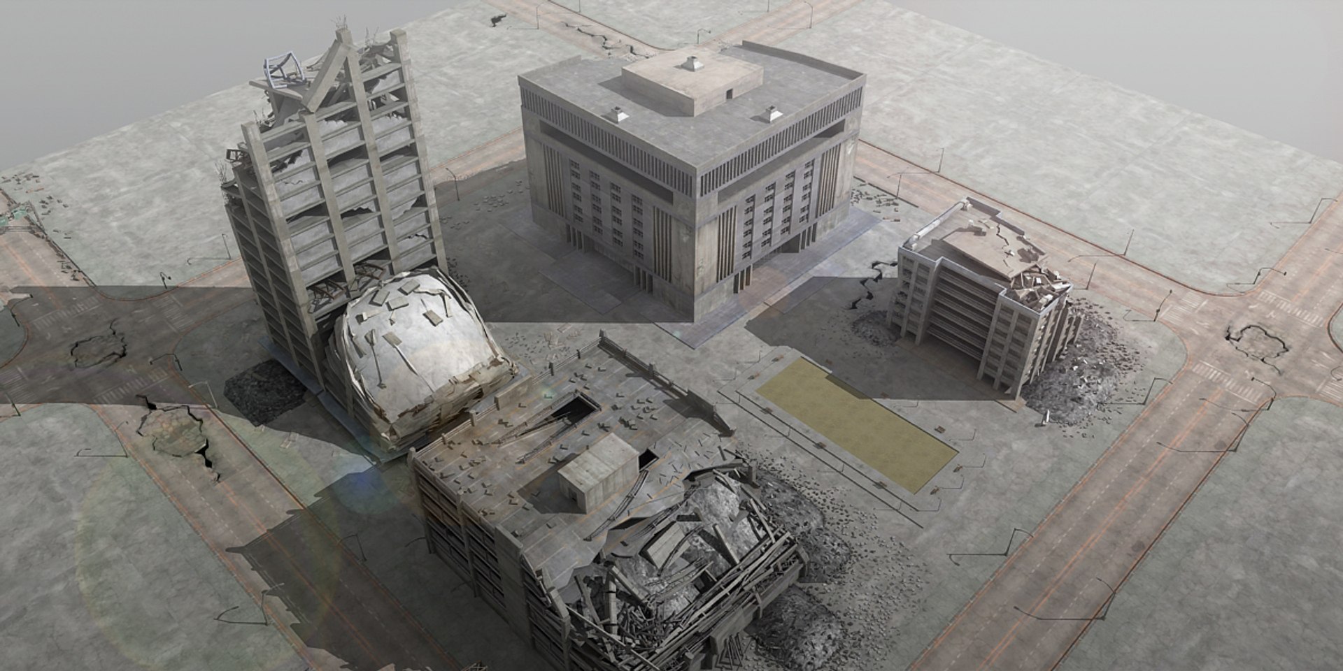 Max Destroyed City Block