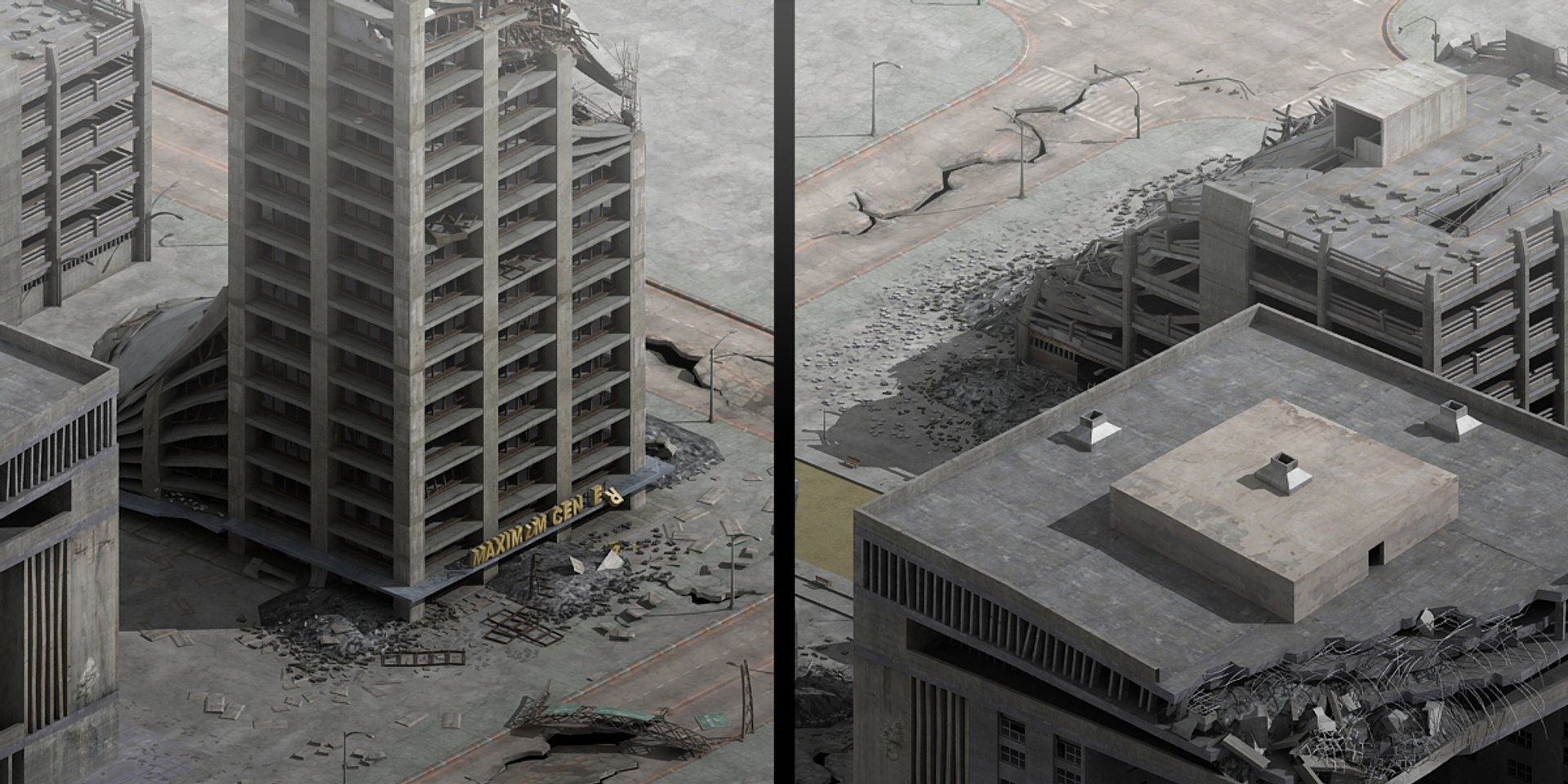 Max Destroyed City Block