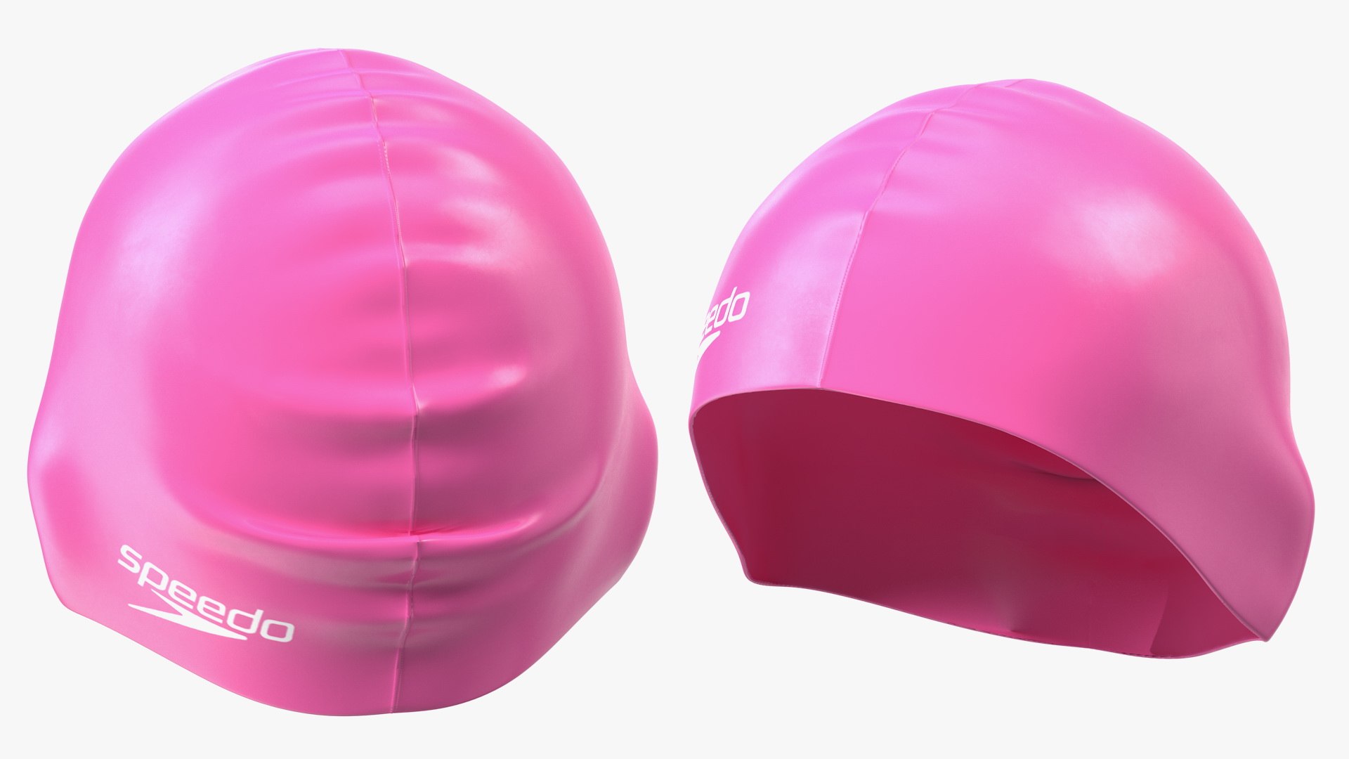 Speedo pink swim cap 3D model - TurboSquid 1630857