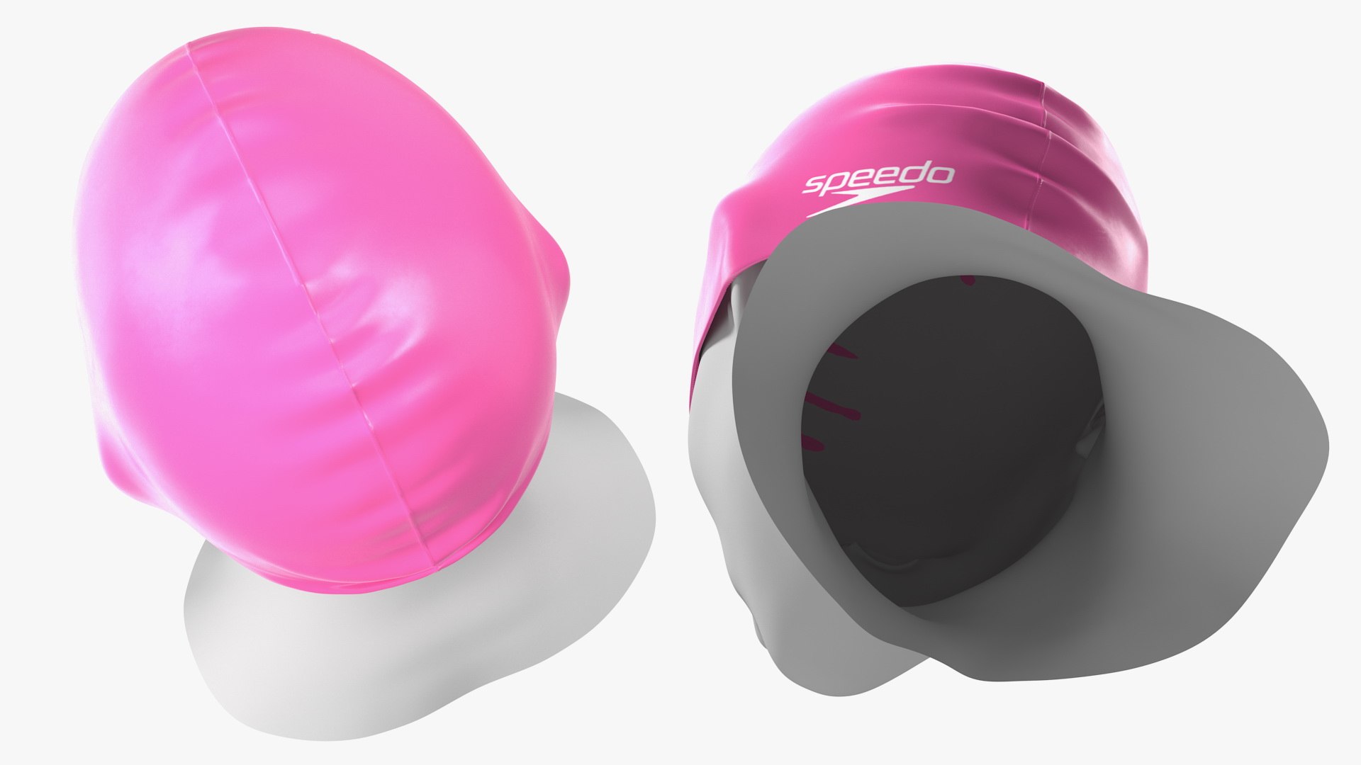 Speedo Pink Swim Cap 3D Model - TurboSquid 1630857