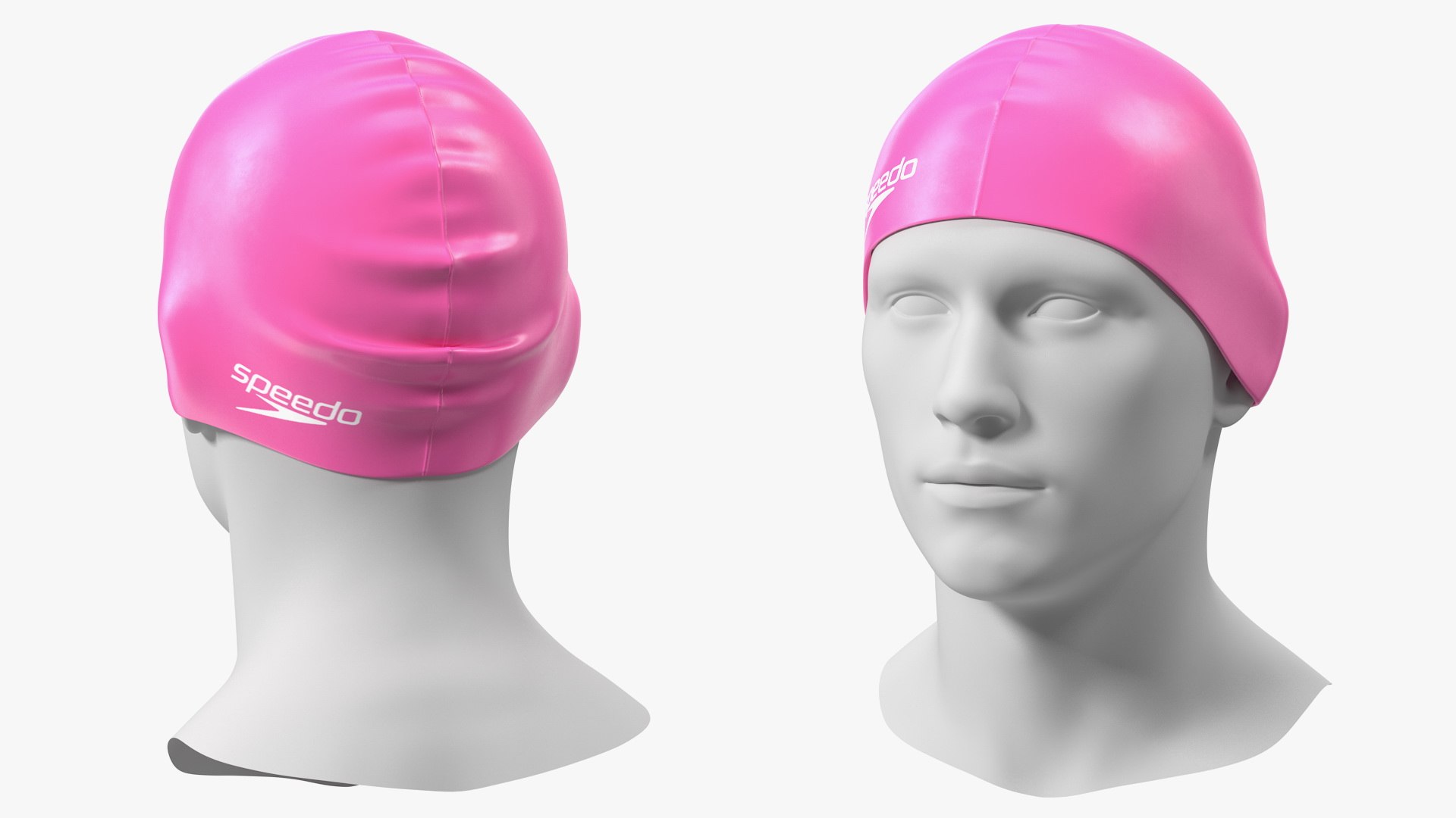 Speedo Pink Swim Cap 3D Model - TurboSquid 1630857