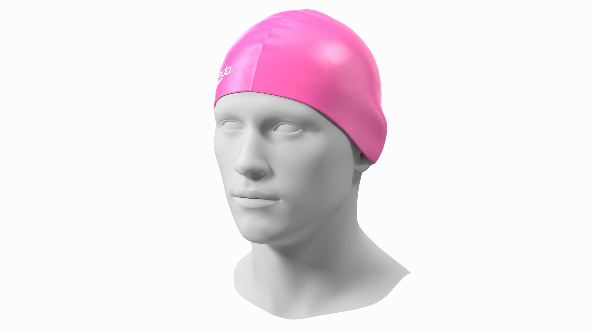 Speedo Pink Swim Cap 3D Model - TurboSquid 1630857