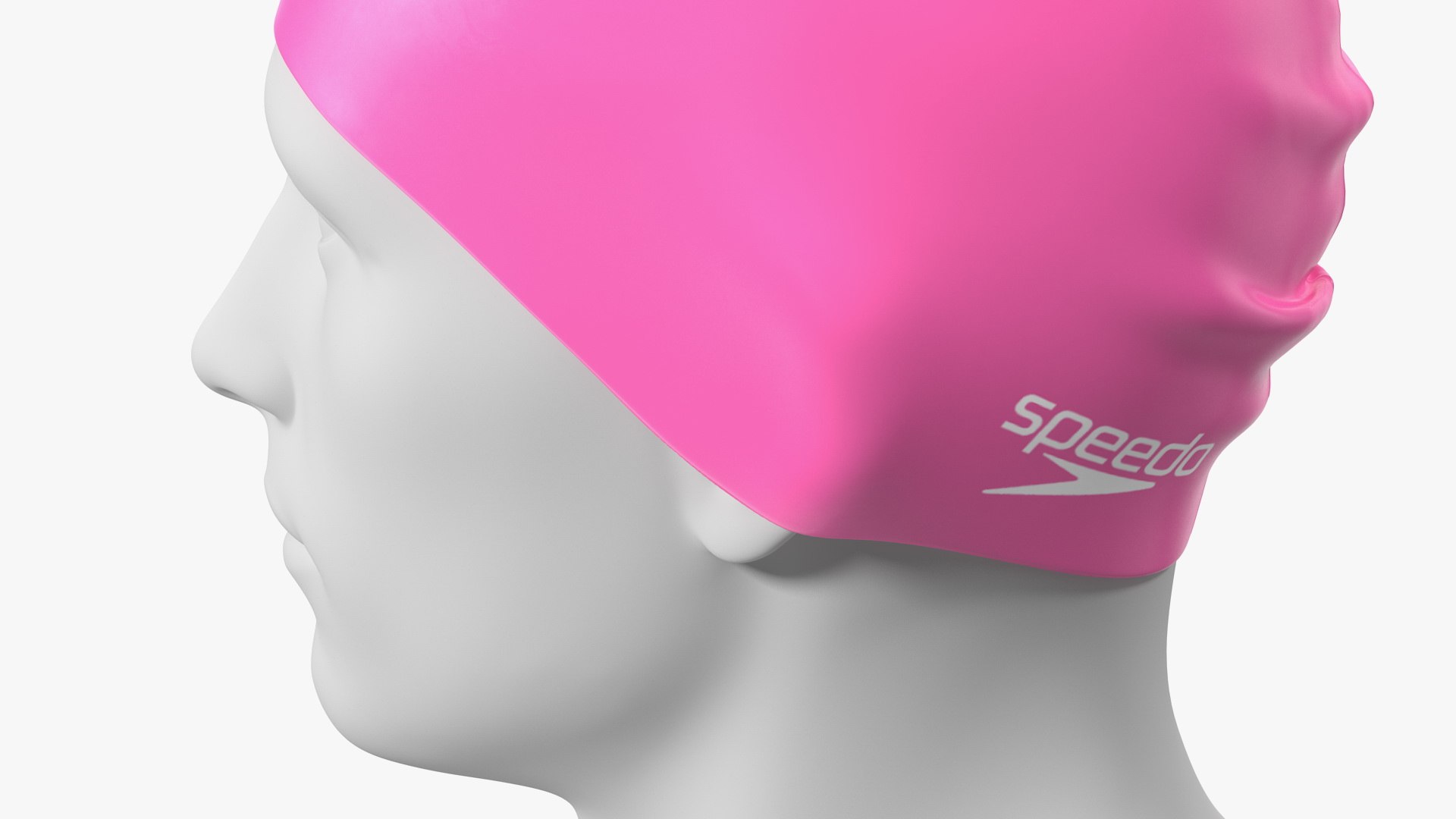 Speedo Pink Swim Cap 3D Model - TurboSquid 1630857