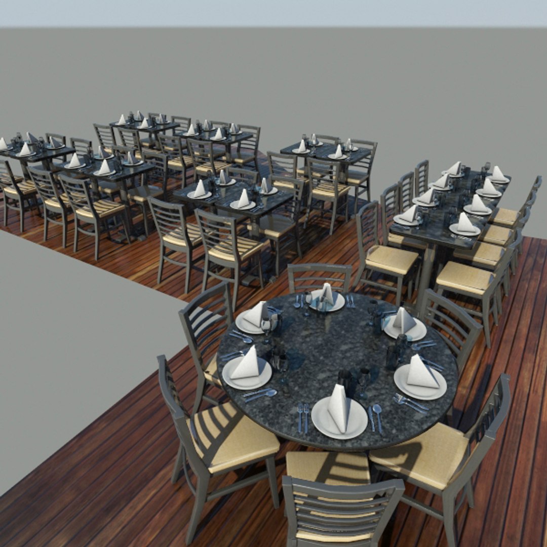 chairs table setting max