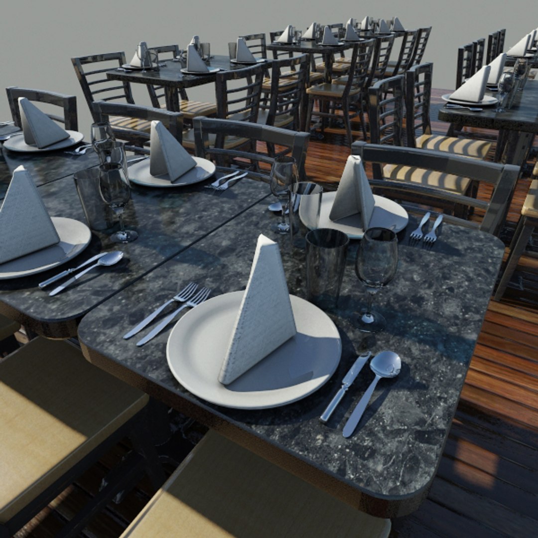 chairs table setting max