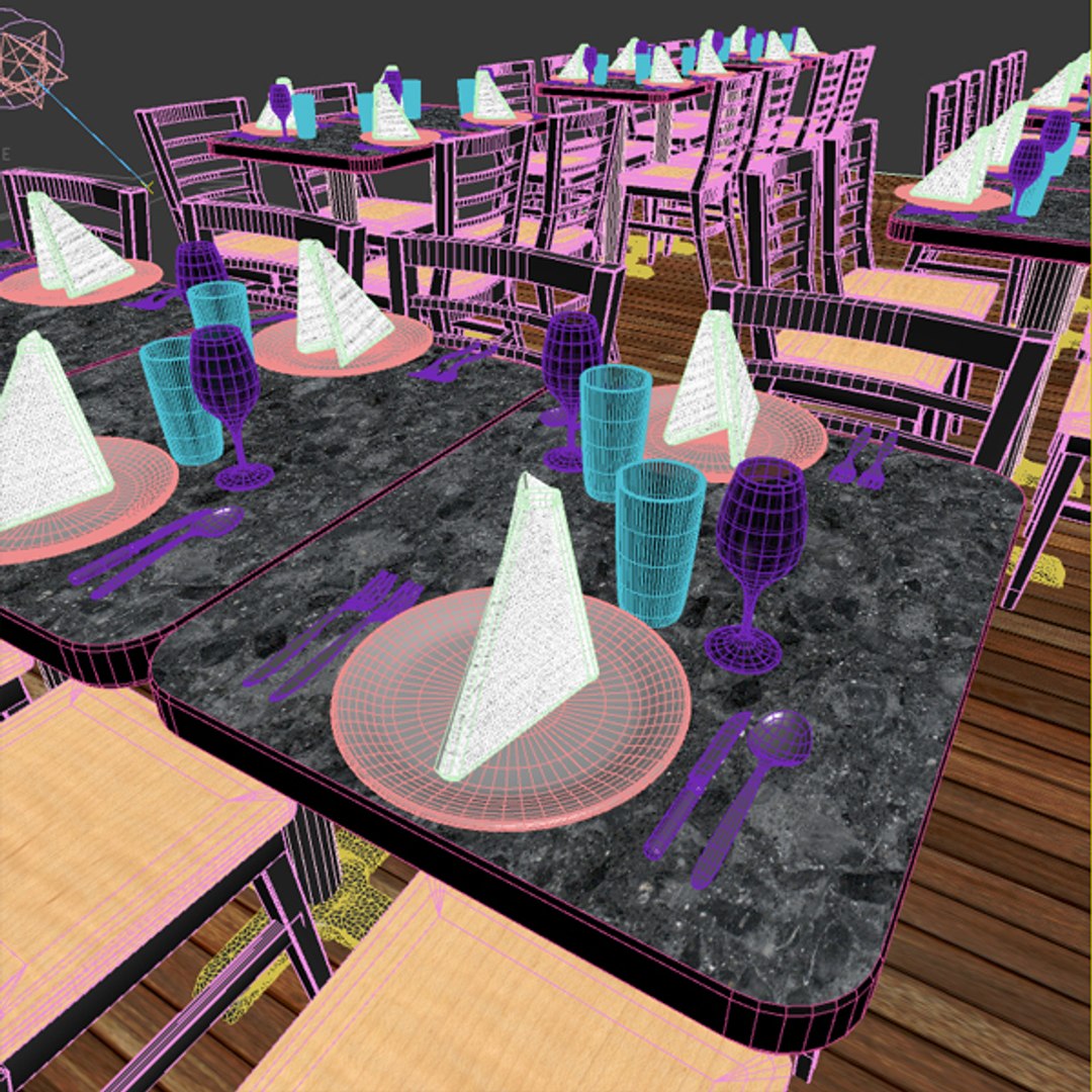 chairs table setting max