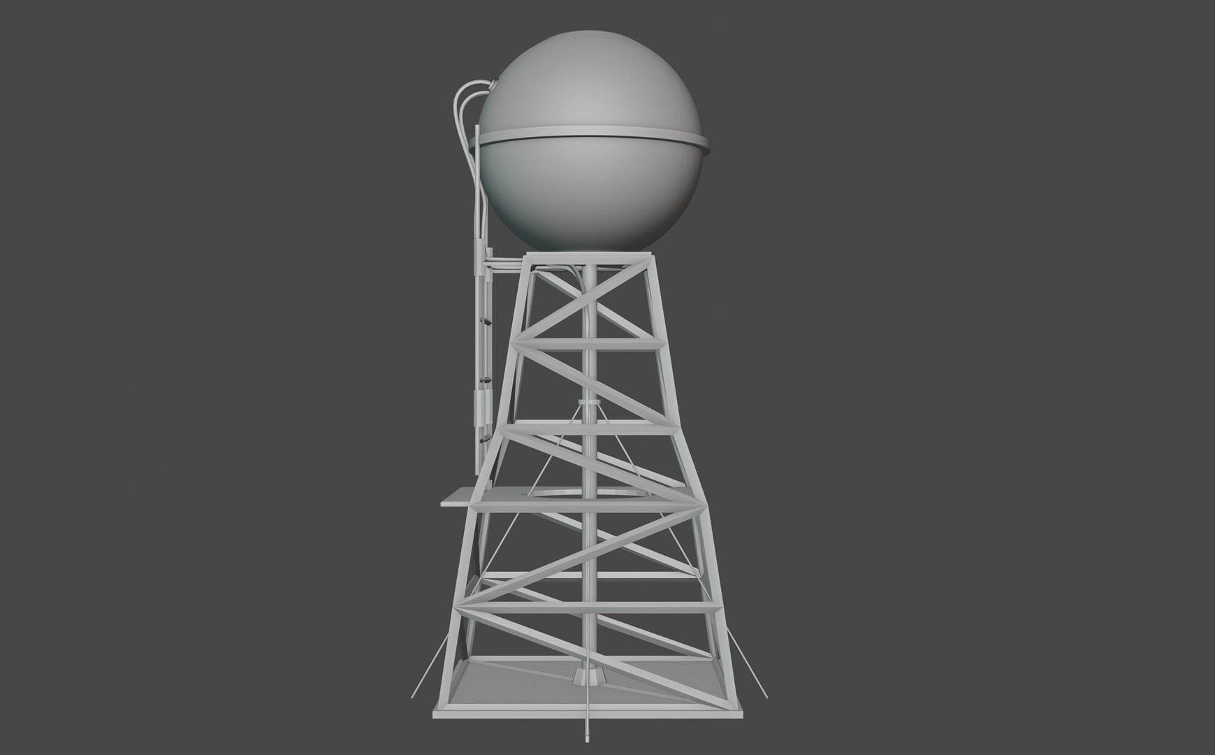 3D Rooftop Structures Low Poly Model - TurboSquid 1850087