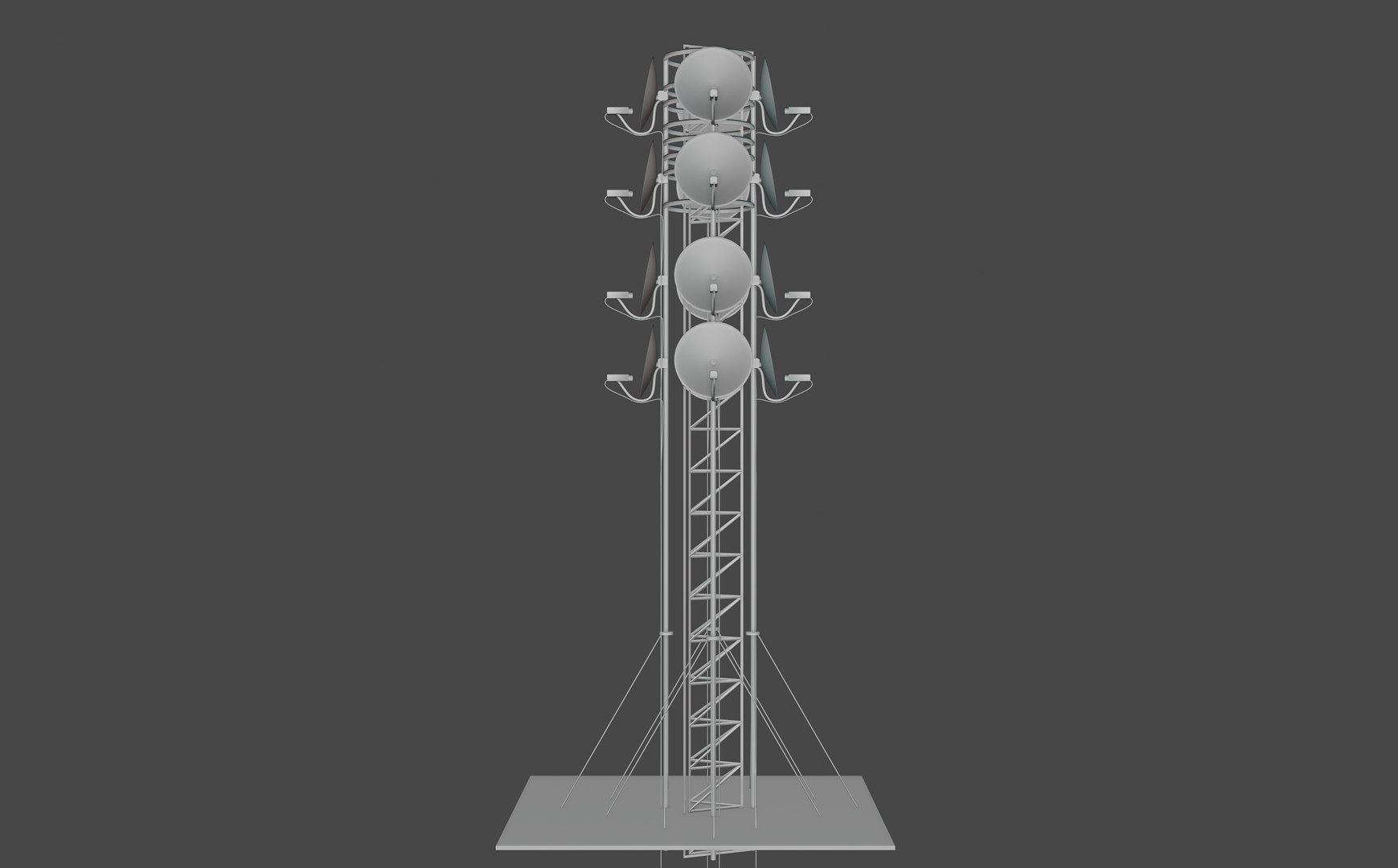 3D Rooftop Structures Low Poly Model - TurboSquid 1850087