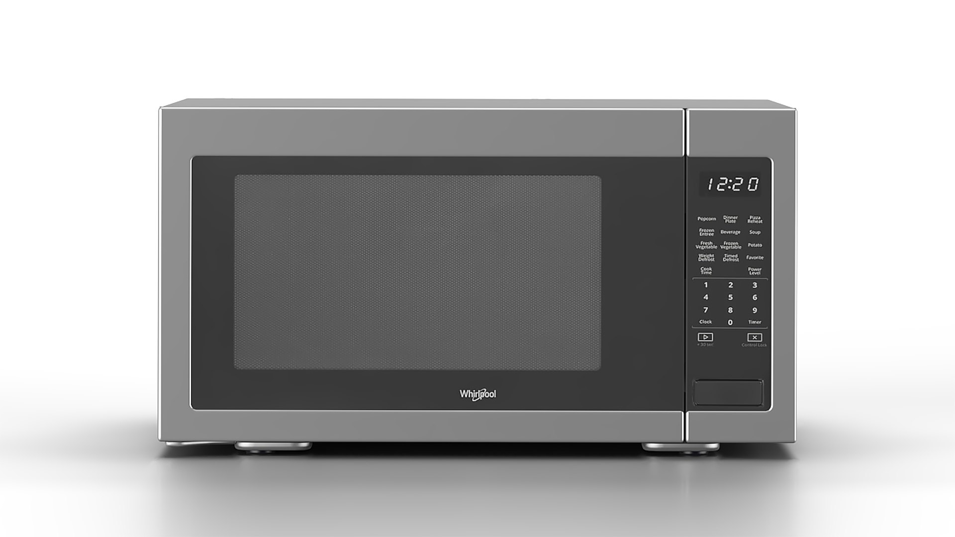 3D Whirlpool Countertop Microwave WMC50522HZ Model - TurboSquid 2139328