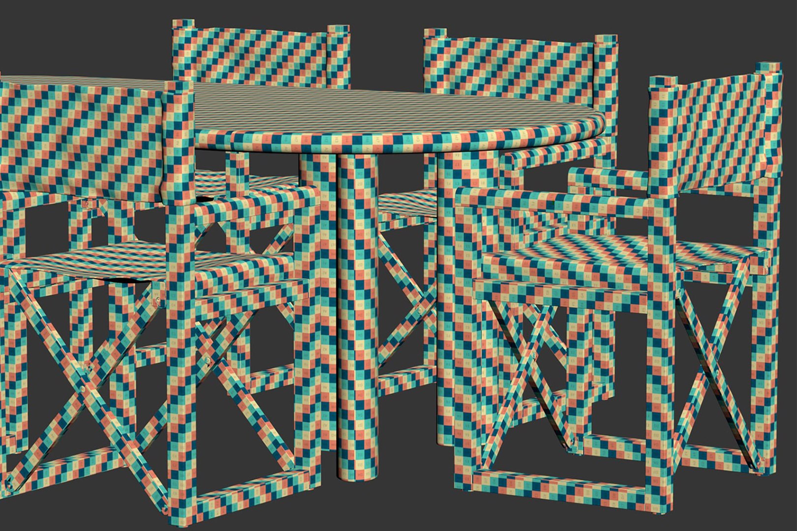 3D Outdoor Garden Furniture Set V14 By Bpoint - TurboSquid 2083838