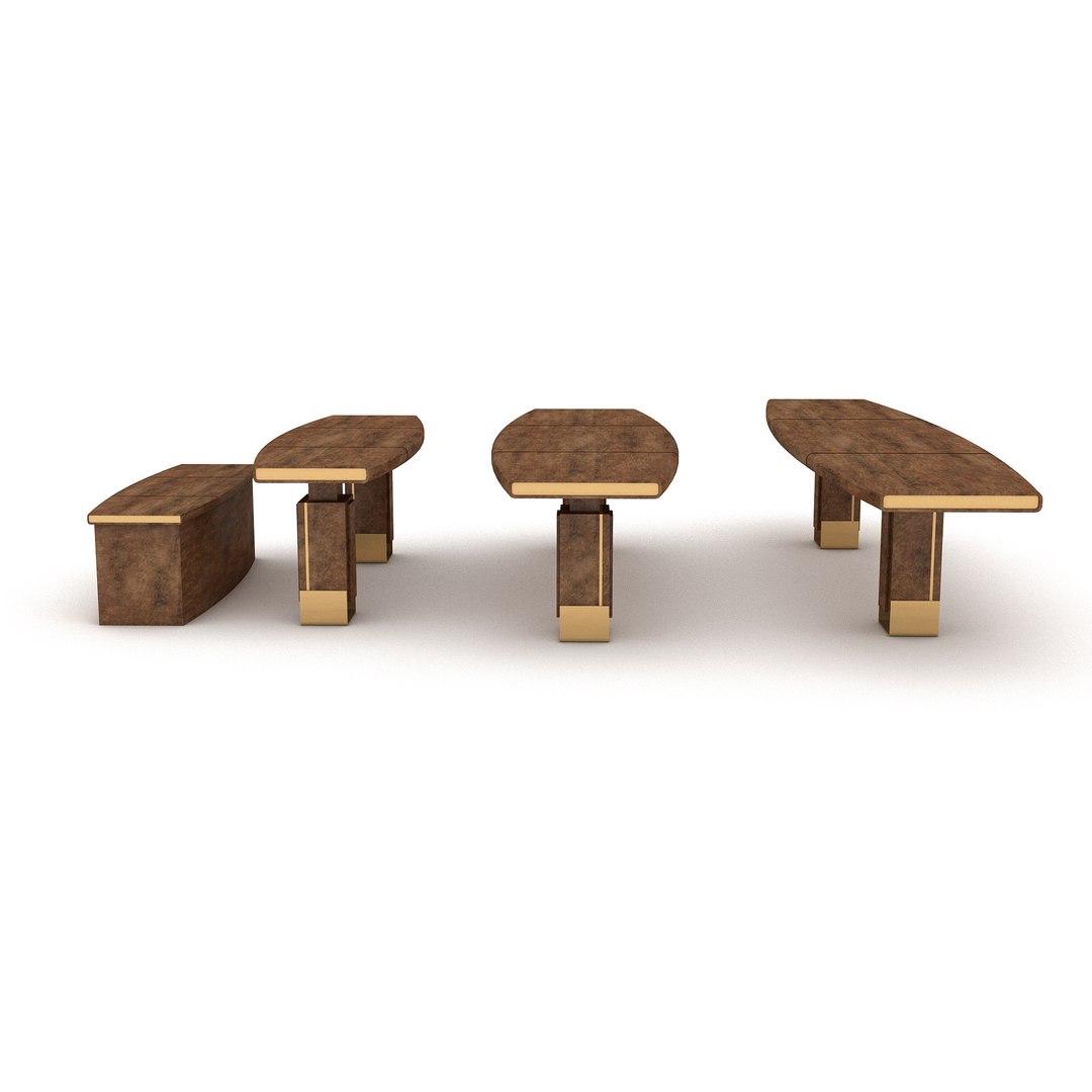 Wooden ship tables model - TurboSquid 1861058