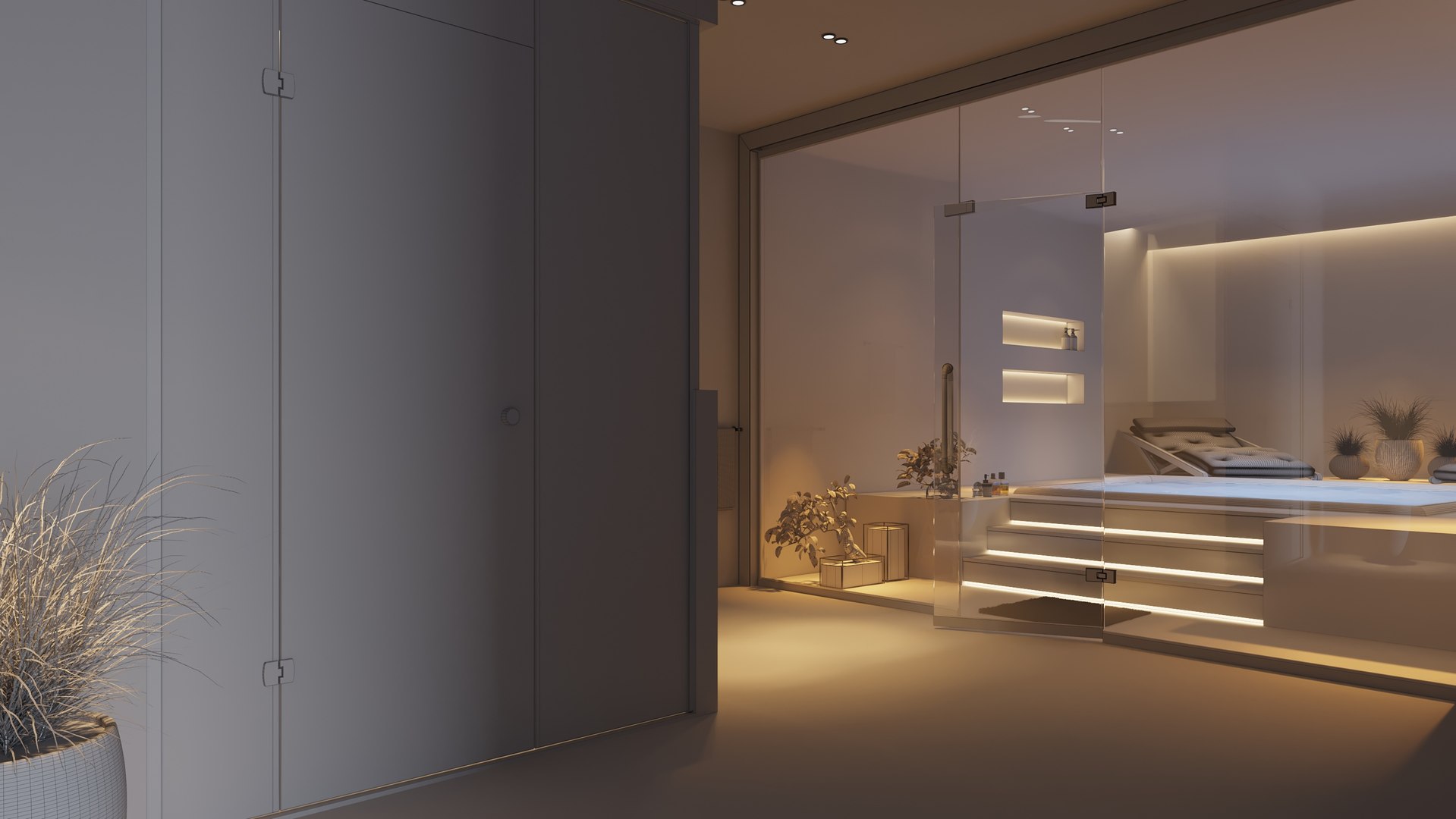 3D Collection Set Of Sauna And Spa Massage Parlors - TurboSquid 2272430