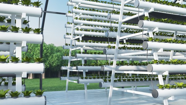 Hydroponics Vertical Farm 03 3D model - TurboSquid 1882527