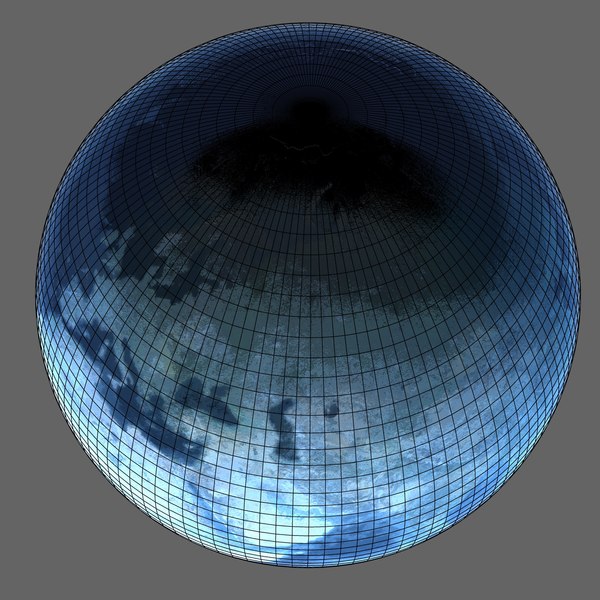 frozen planet earth c4d