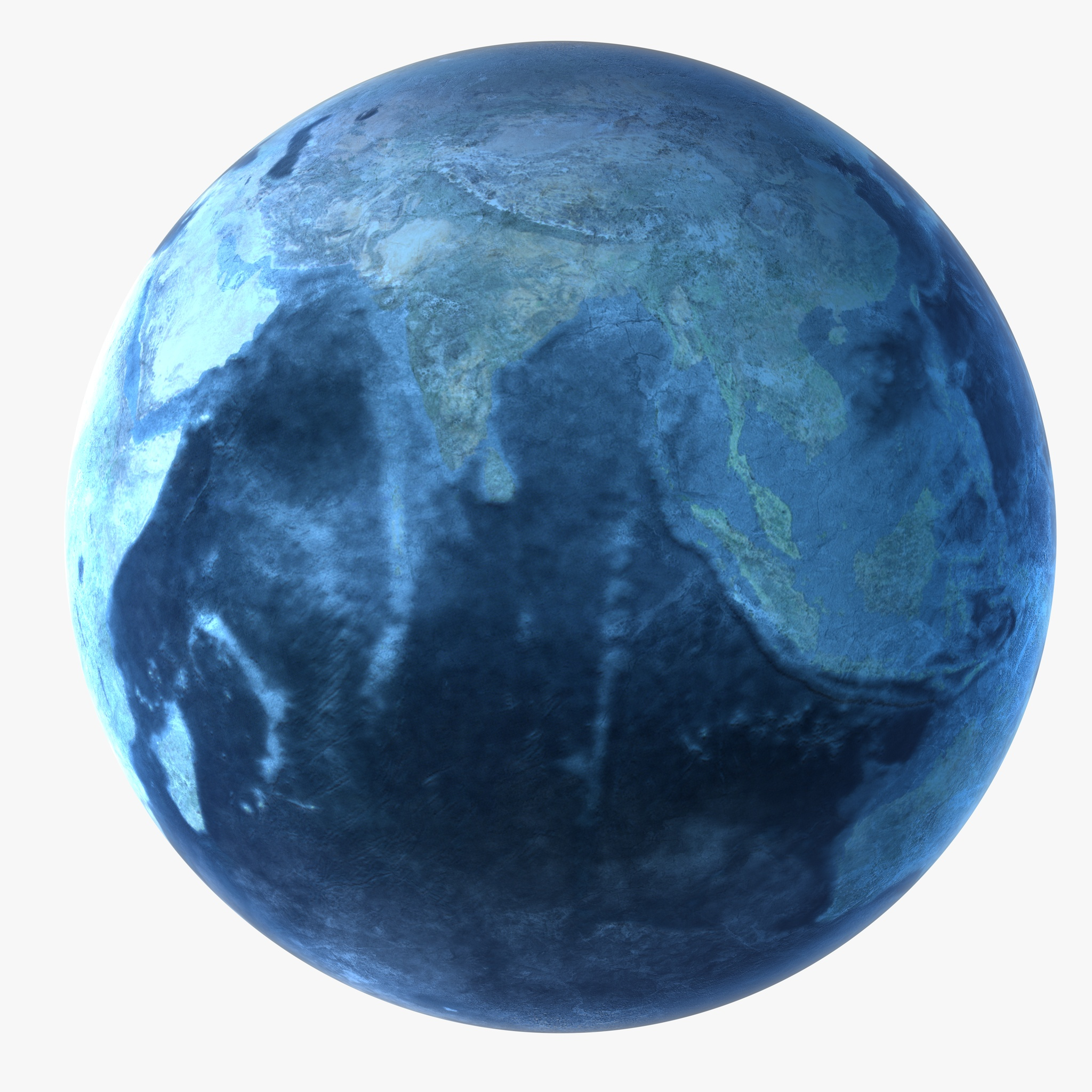 frozen planet earth c4d