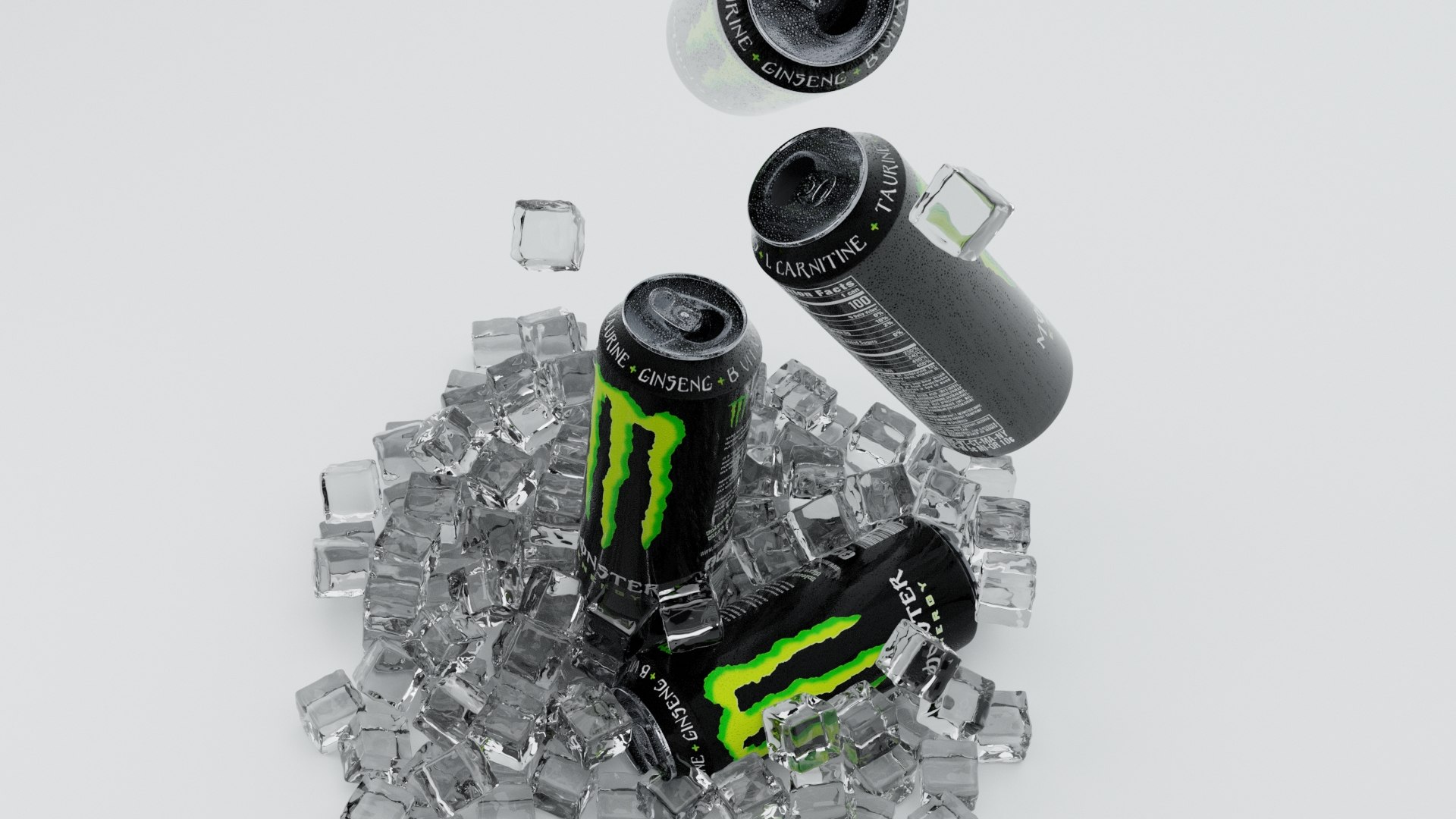 Monster Energy Scene Model - TurboSquid 2337643