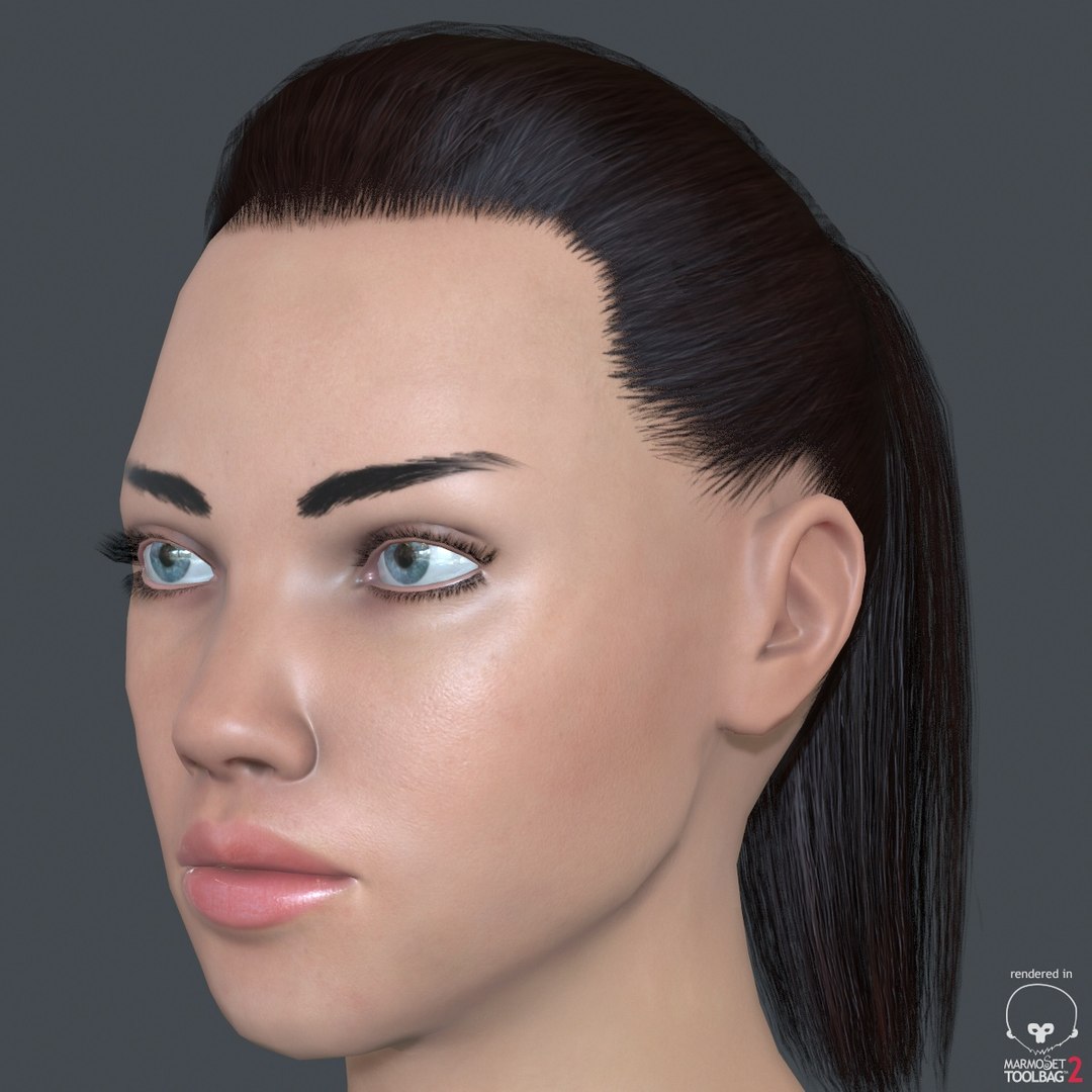 3d Model Woman Unity Udk