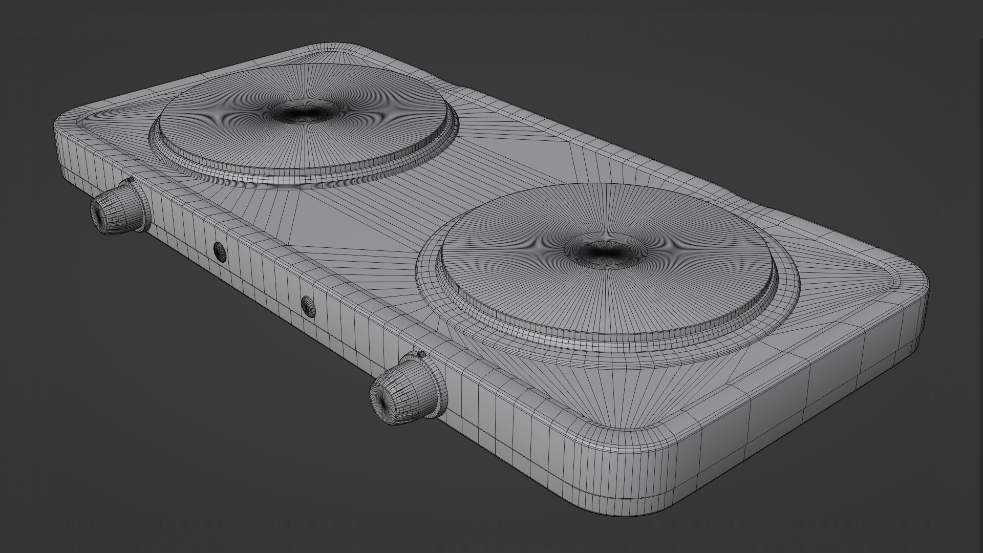 3D Double Cooking Stove Model - TurboSquid 1909079