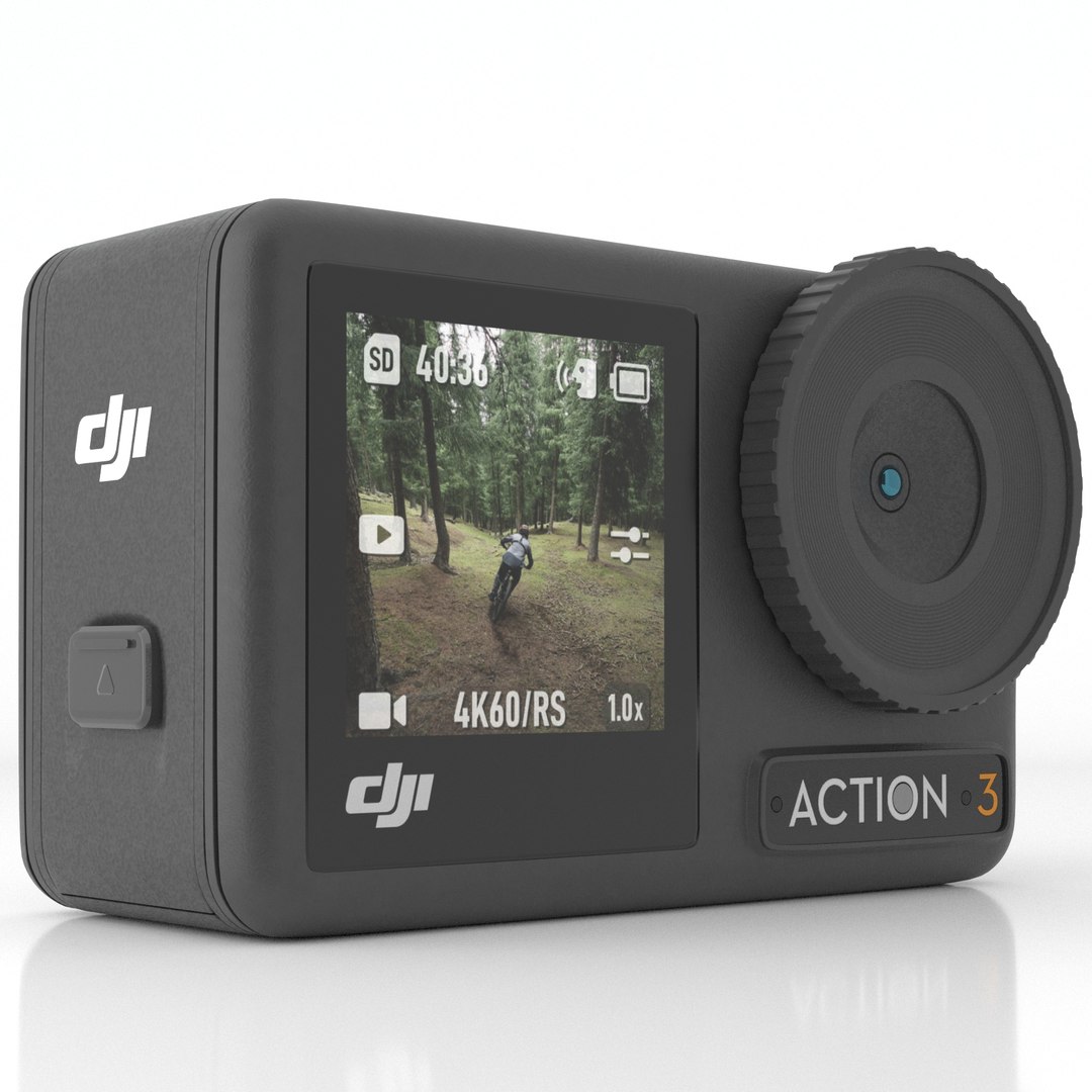 3D Model Action Camera DJI Osmo Action 3 - TurboSquid 2133596