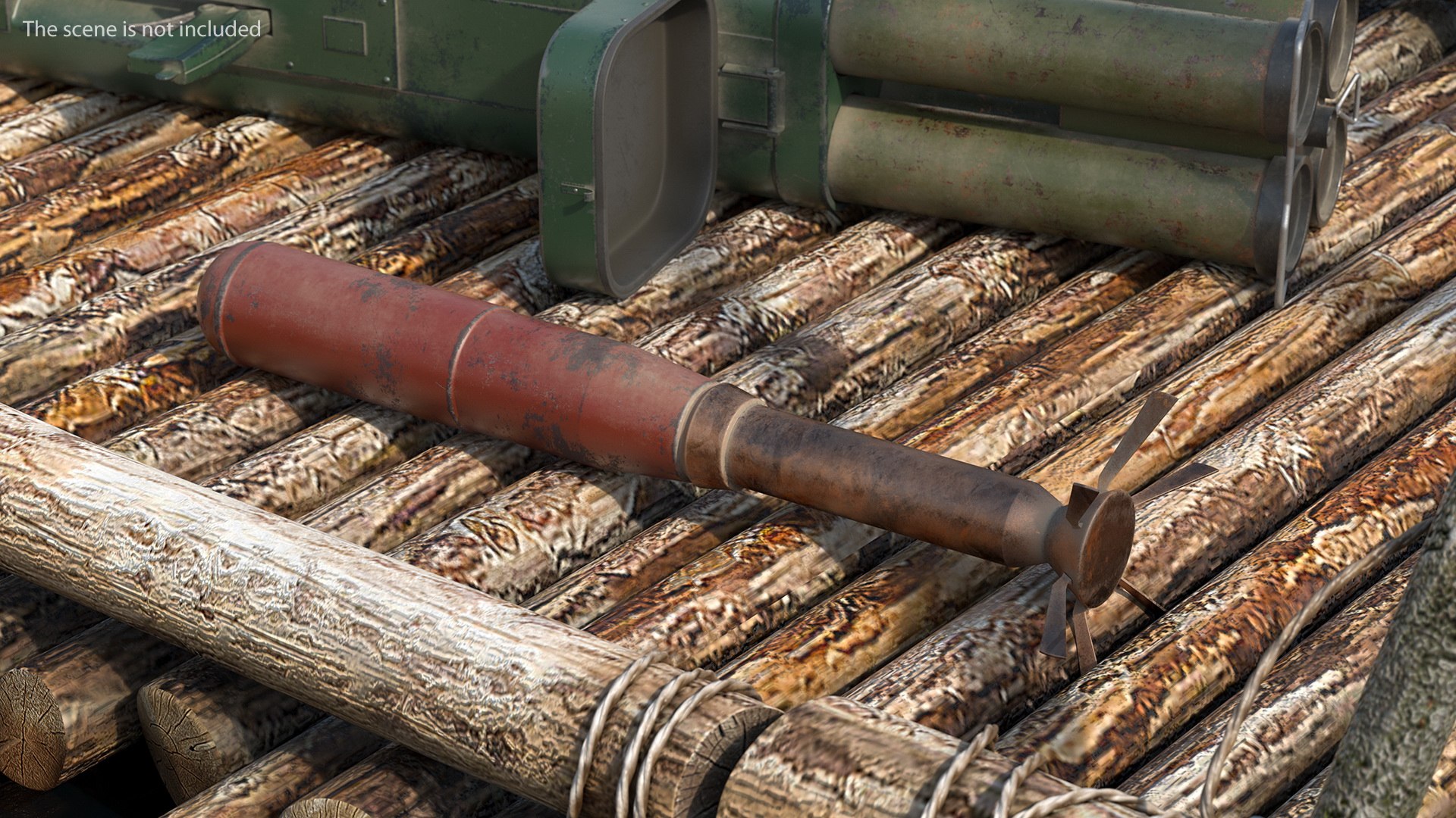 3D Incendiary Rocket 66 Mm - TurboSquid 1603208