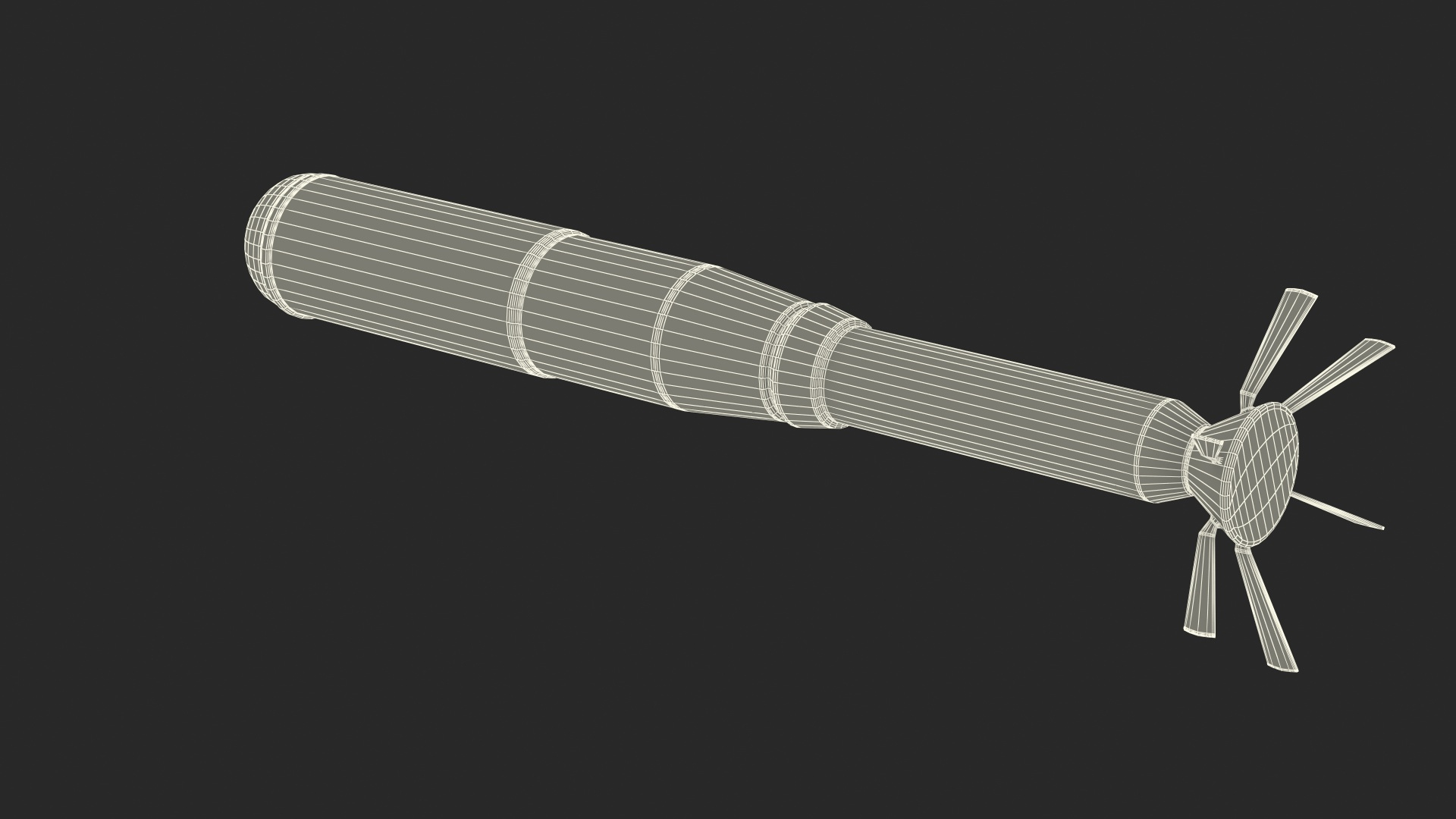 3D Incendiary Rocket 66 Mm - TurboSquid 1603208