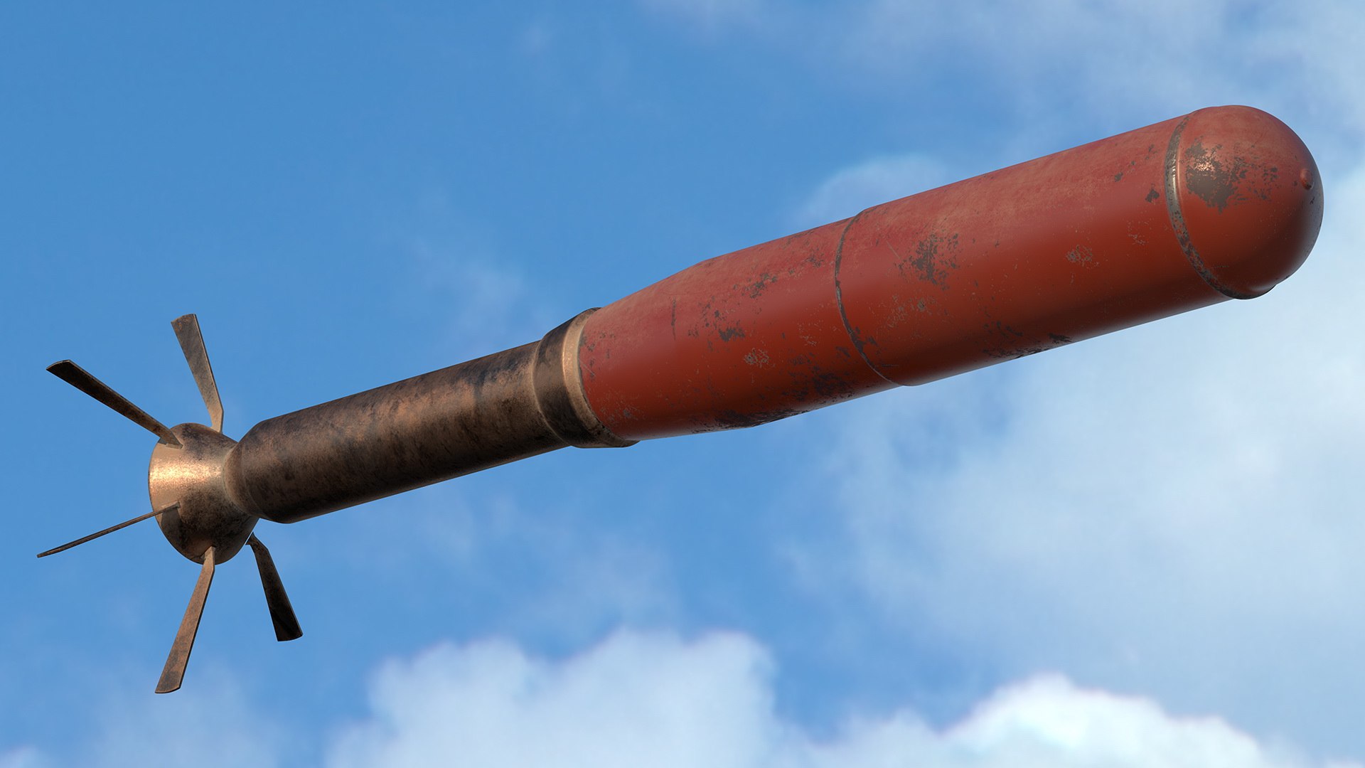 3D Incendiary Rocket 66 Mm - TurboSquid 1603208