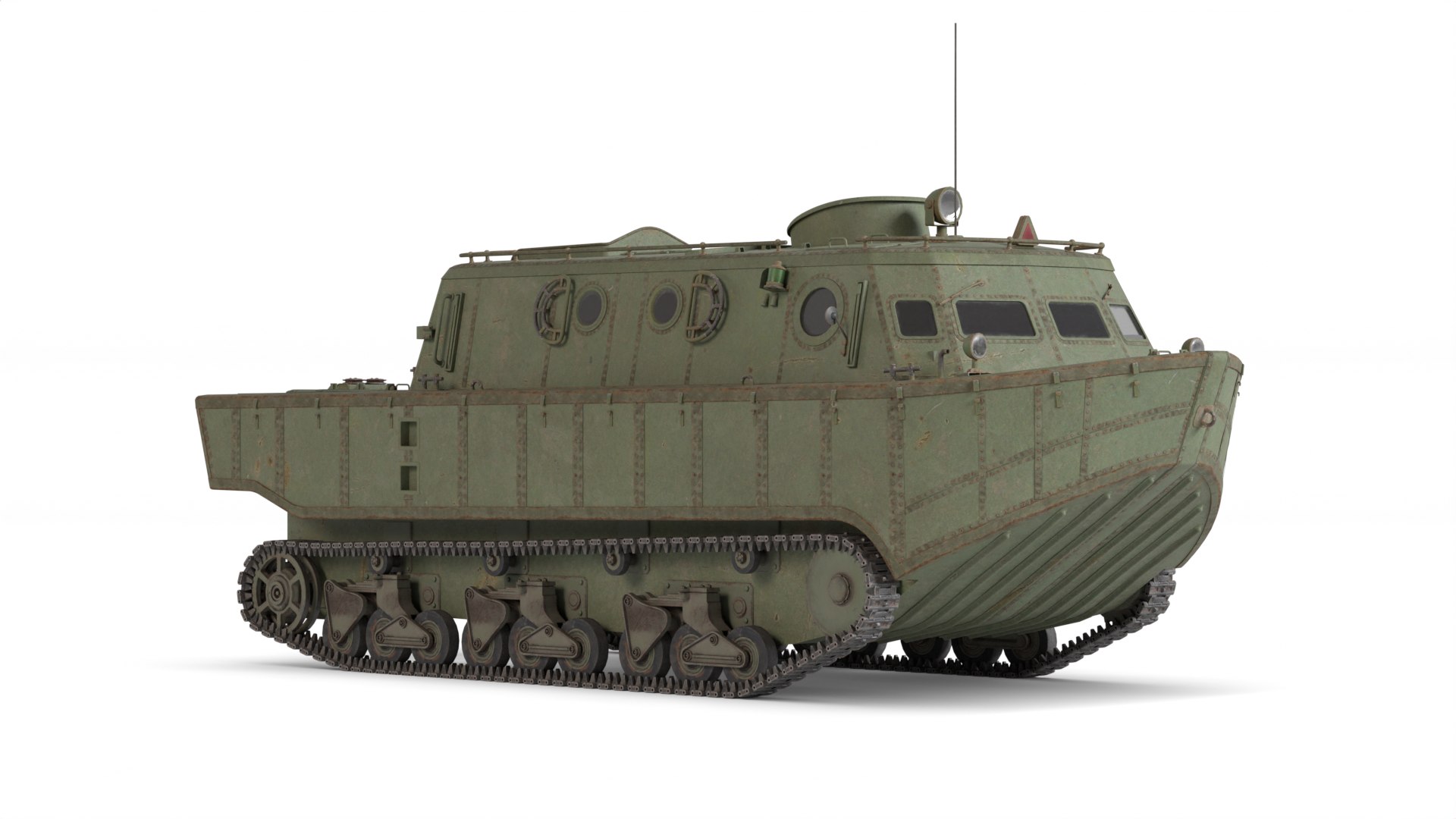 3D Amphibious Tracked Vehicle Model - TurboSquid 2387225