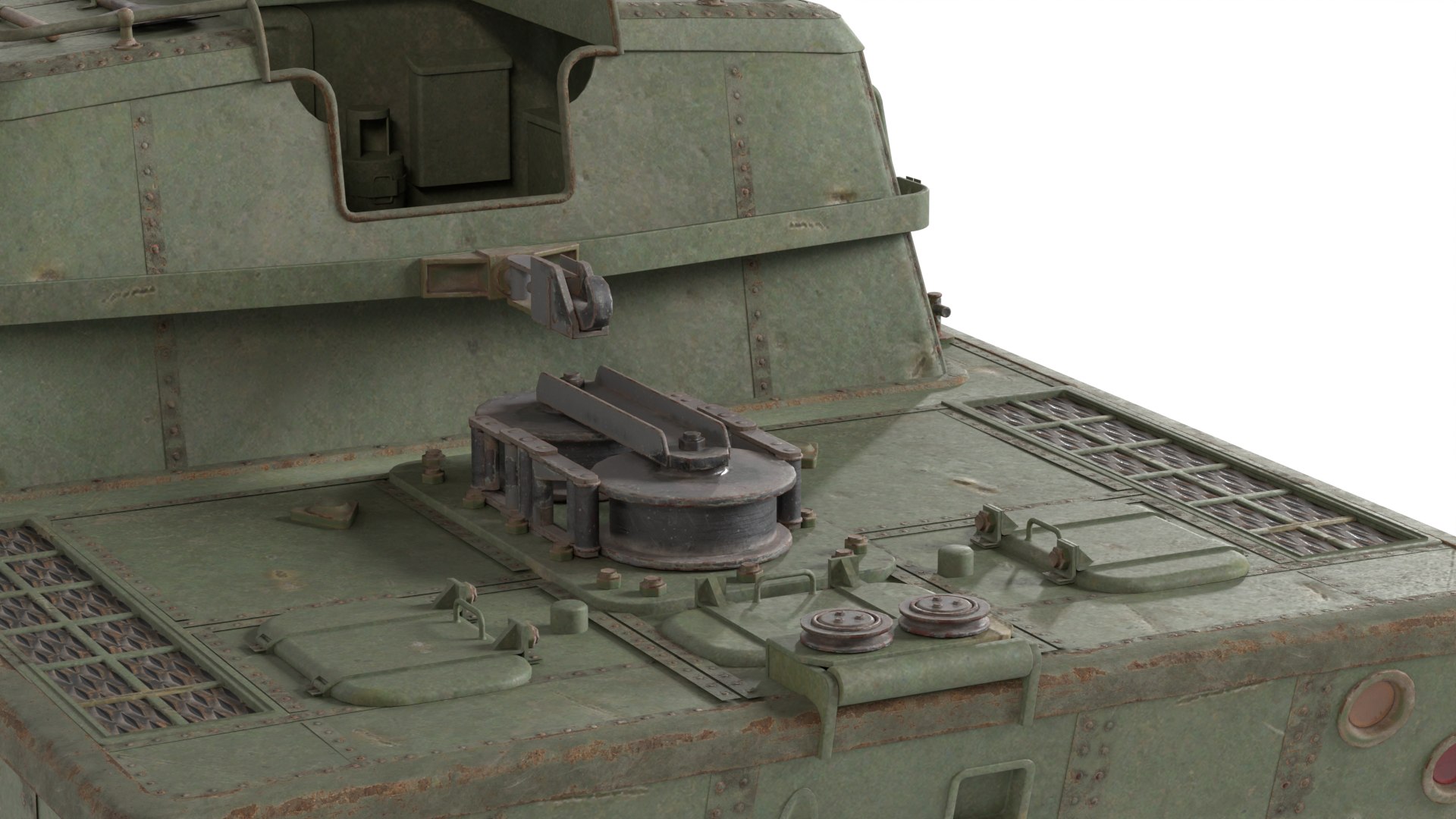 3D Amphibious Tracked Vehicle Model - TurboSquid 2387225