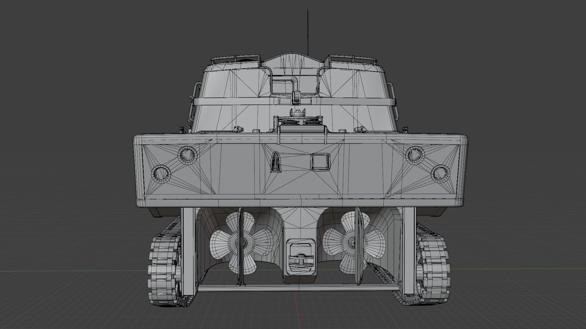 3D Amphibious Tracked Vehicle Model - TurboSquid 2387225