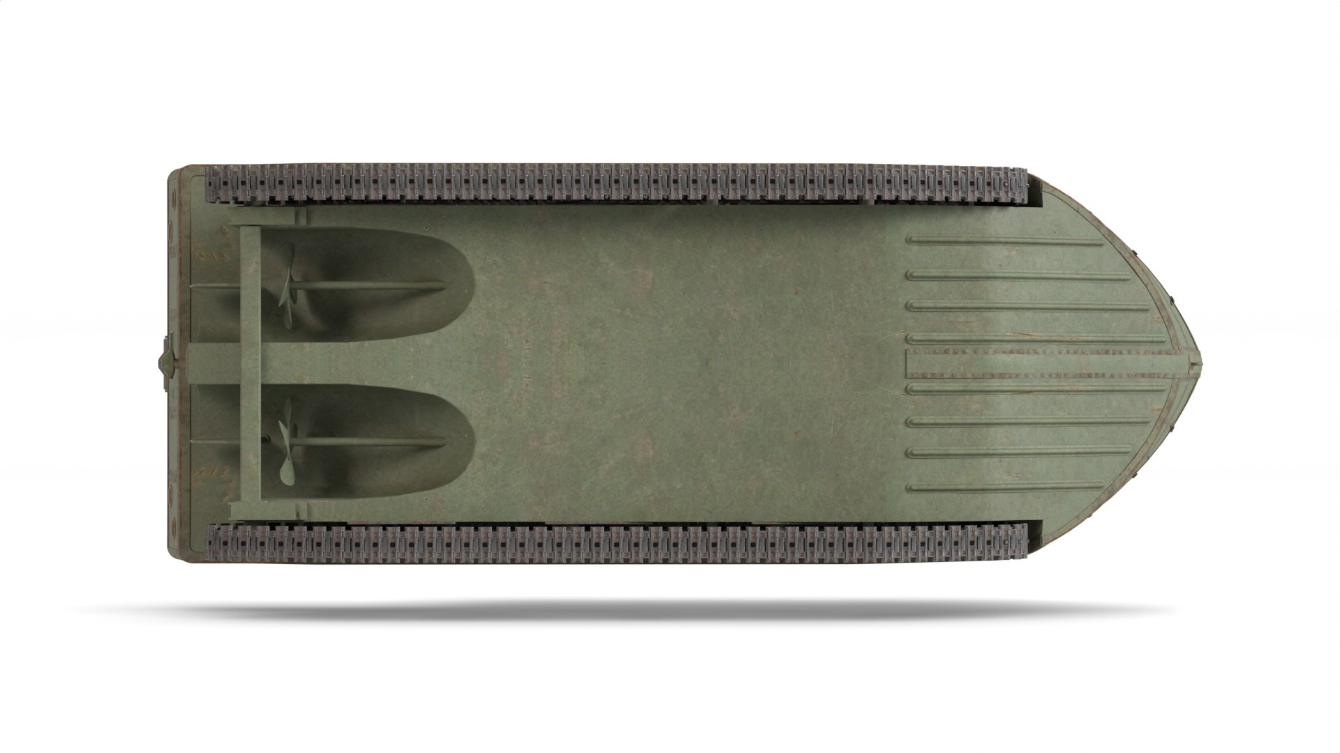 3D Amphibious Tracked Vehicle Model - TurboSquid 2387225