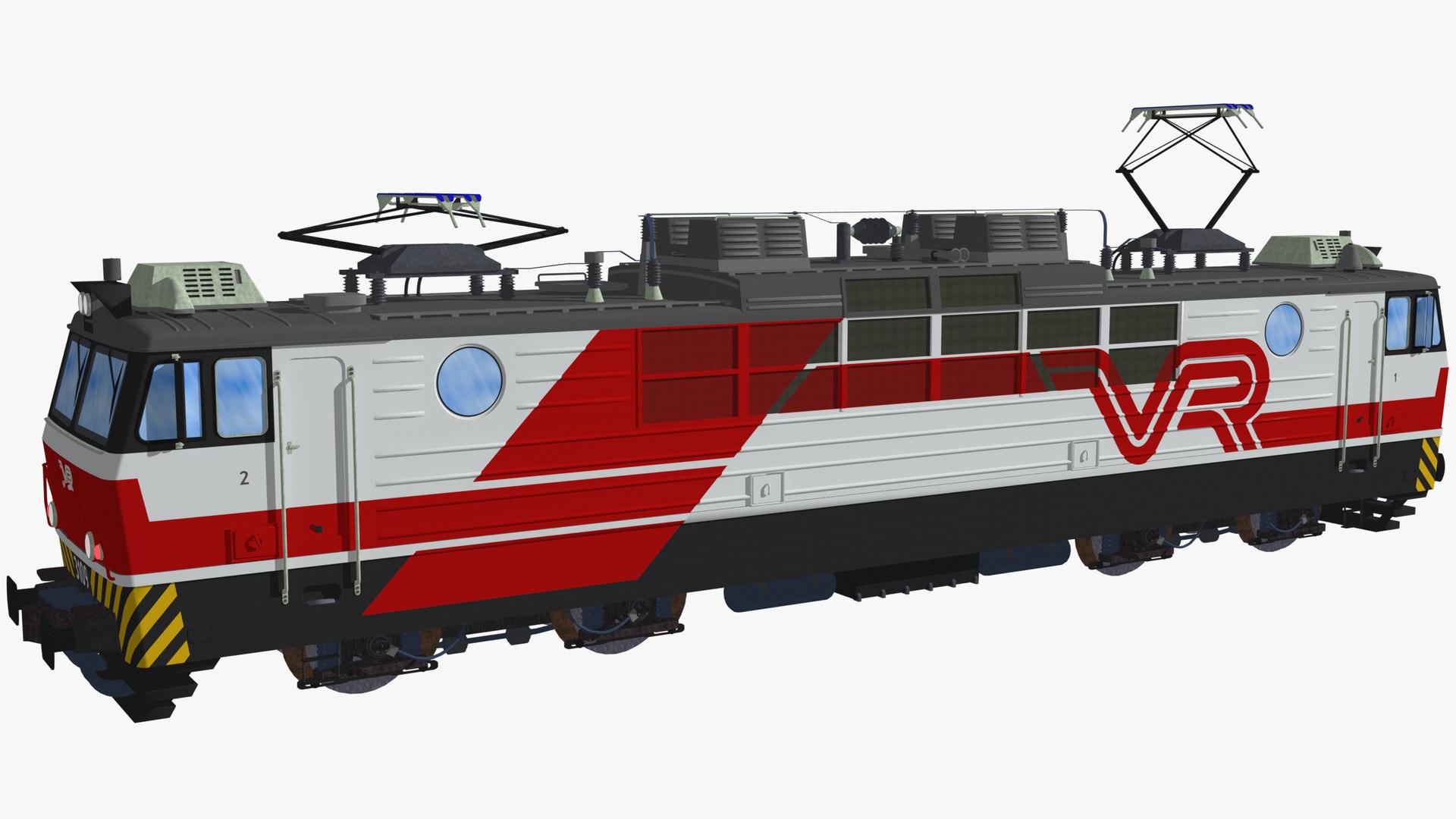 3D Vr Class Sr1 - Finnish Electric Locomotive Model - TurboSquid 2145209
