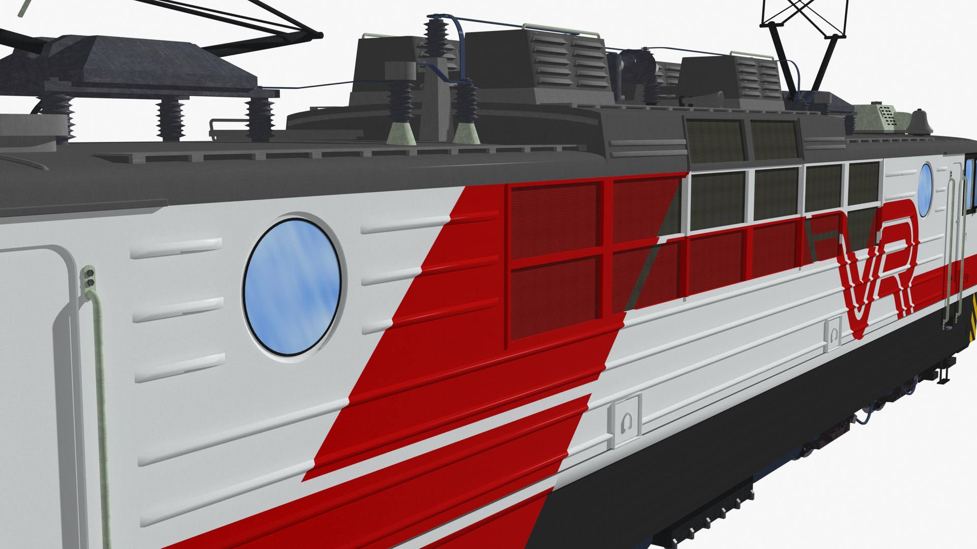 3D Vr Class Sr1 - Finnish Electric Locomotive Model - TurboSquid 2145209